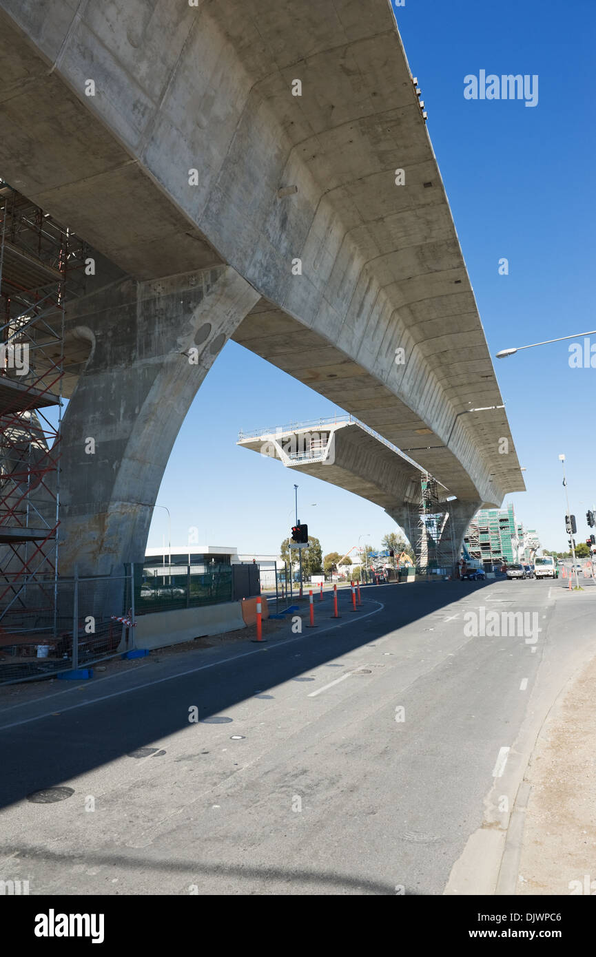 fragment view of the road under reconstruction Stock Photo - Alamy
