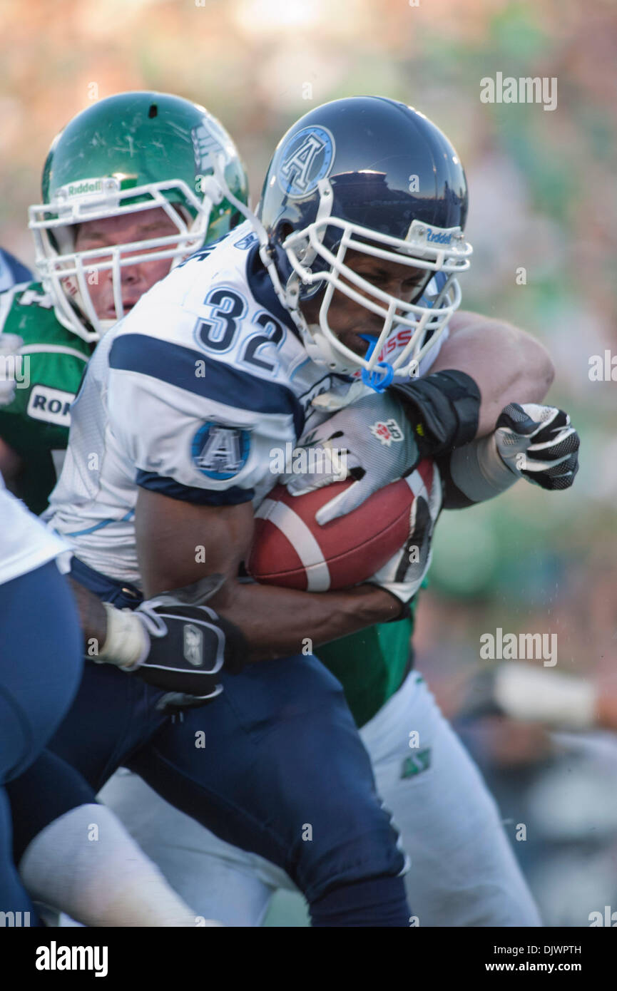 Oct. 9, 2010 - Regina, Saskatchewan, Canada - Toronto Argonauts running ...