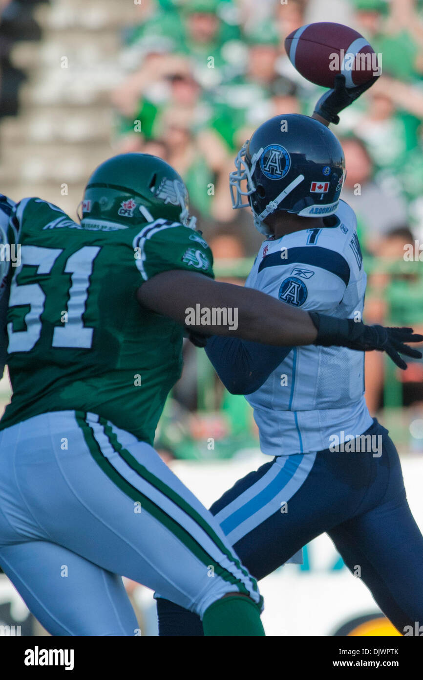 Oct. 9, 2010 - Regina, Saskatchewan, Canada - Toronto Argonauts ...