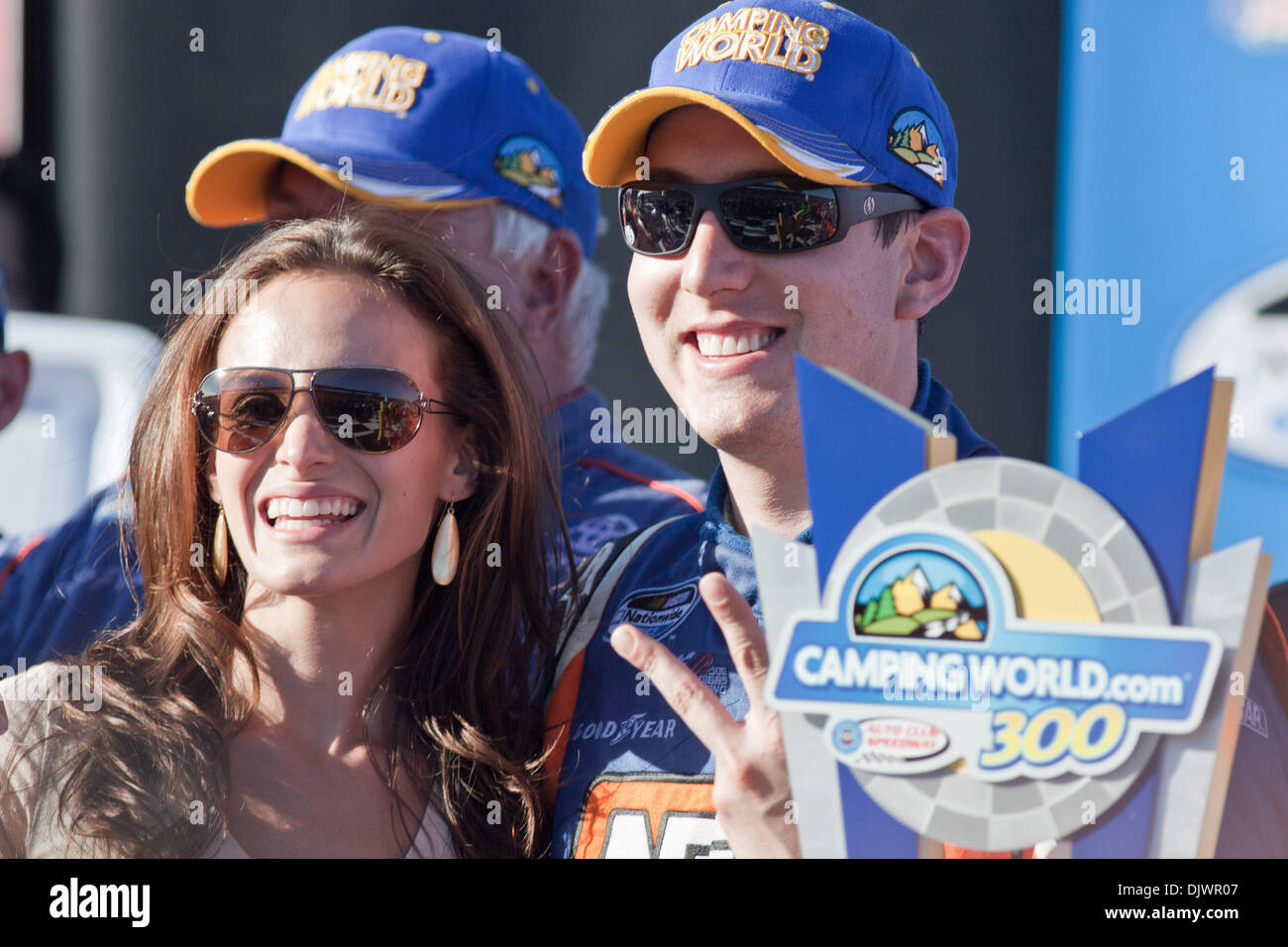 Kyle busch trophy hi-res stock photography and images - Alamy