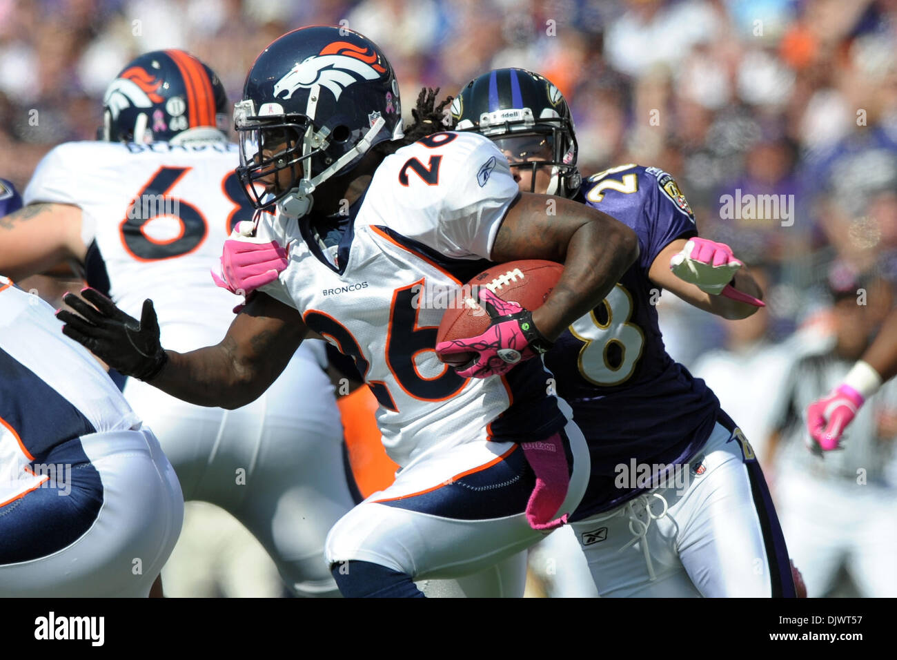 Oct. 10, 2010 - Baltimore, Maryland, United States of America - Denver ...