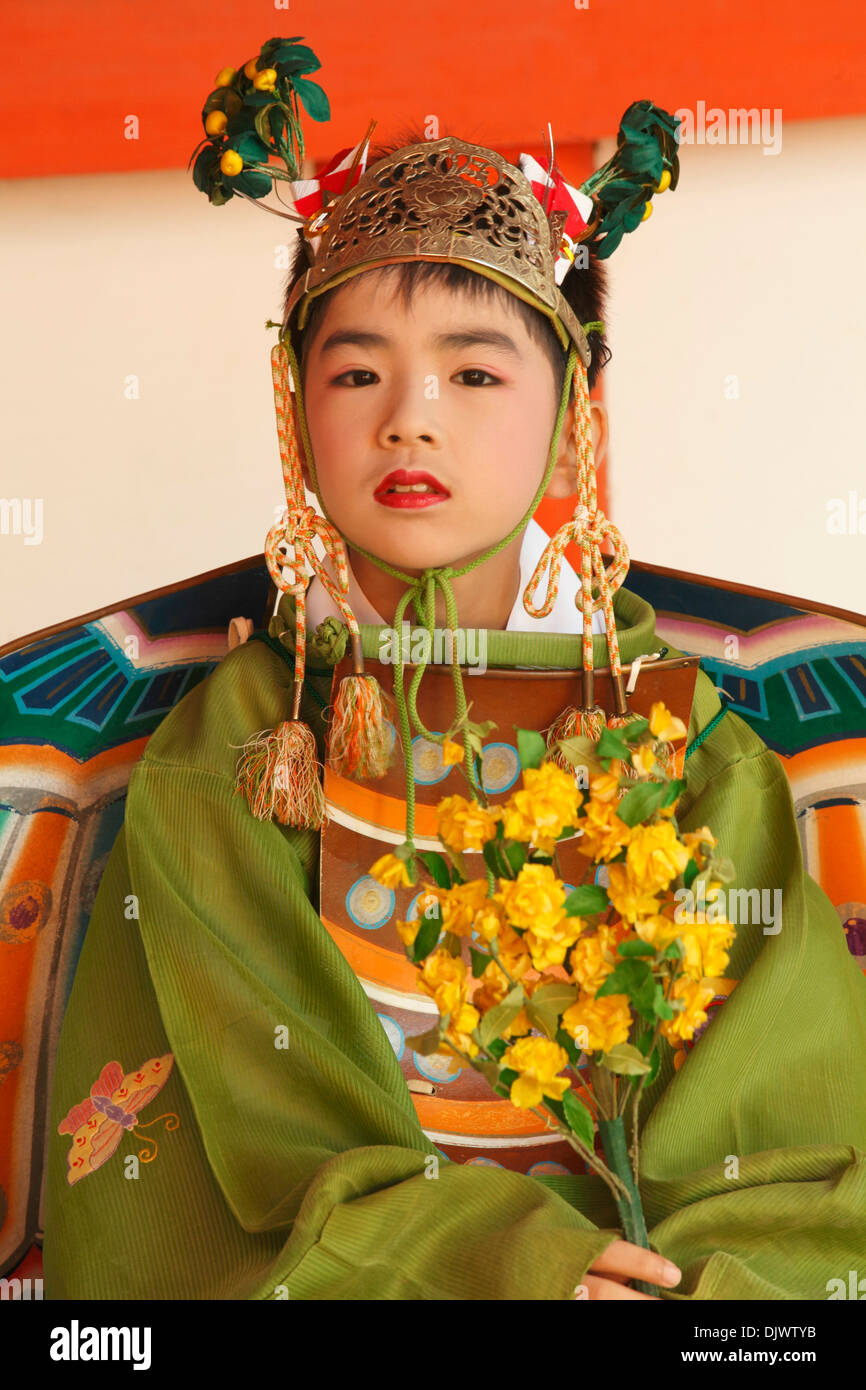 Japan, Kyoto, Jidai Matsuri, festival, people, child, portrait Stock ...