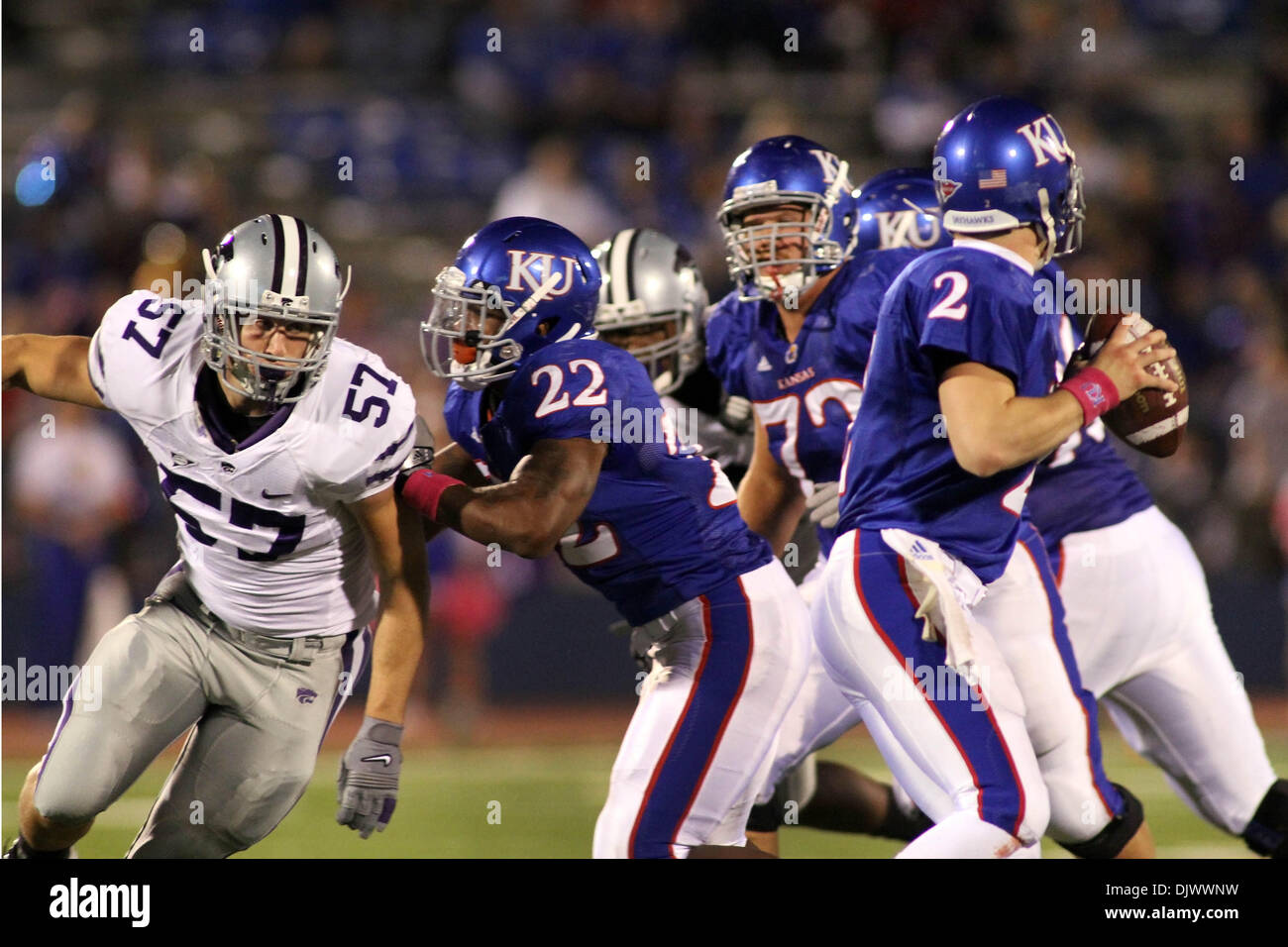 Oct. 14, 2010 - Lawrence, California, United States of America - Kansas ...