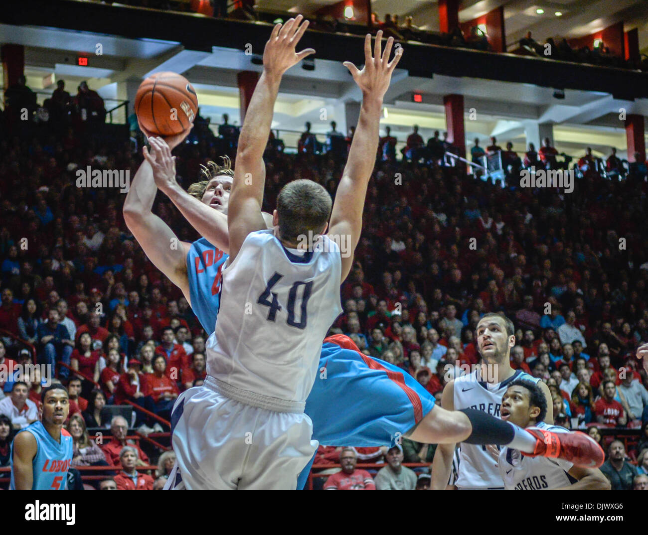 Albuquerque, New Mexico, USA. 30th Nov, 2013. Roberto E. Rosales.Lobo ...