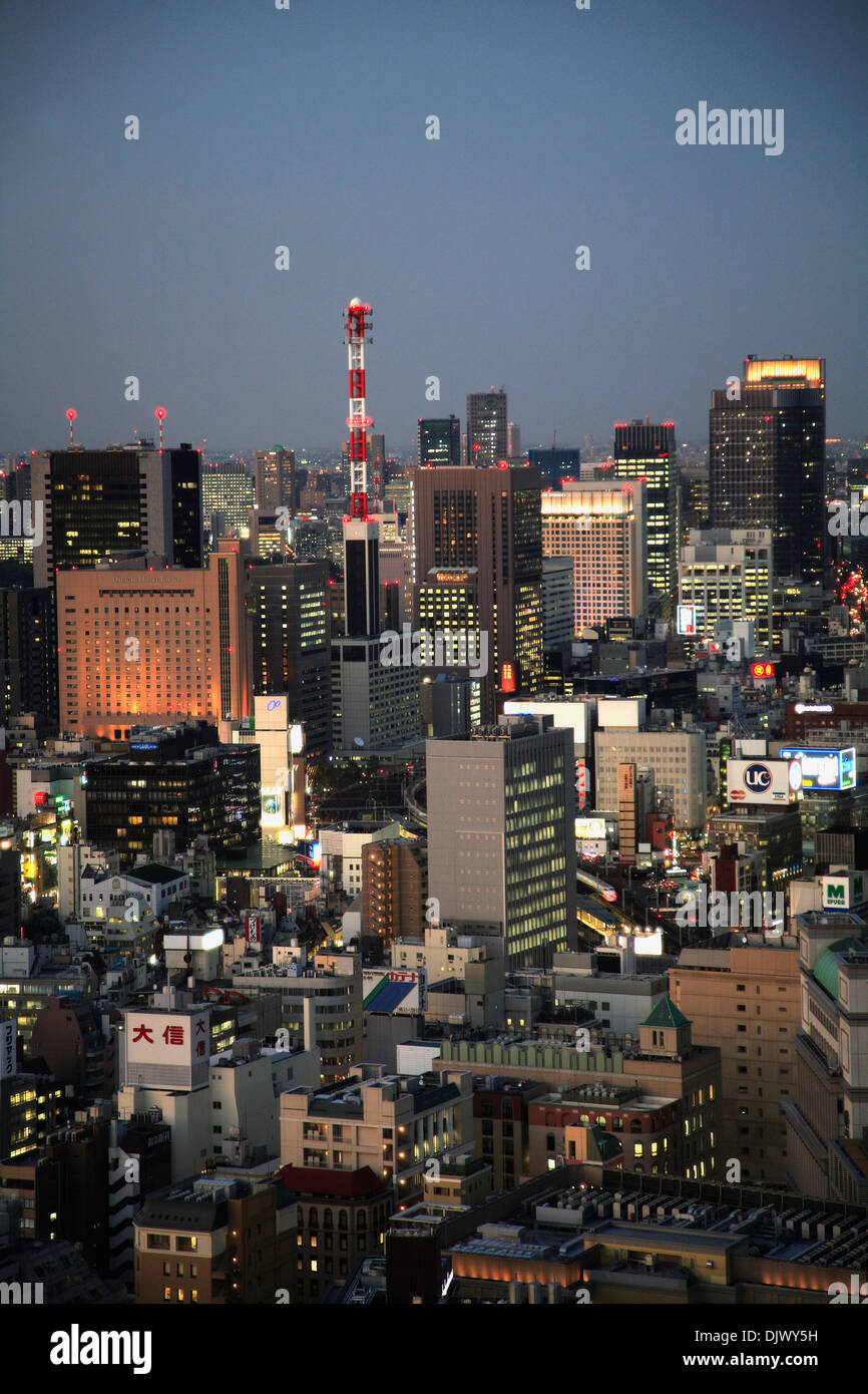 Tokyo night aerial hi-res stock photography and images - Alamy
