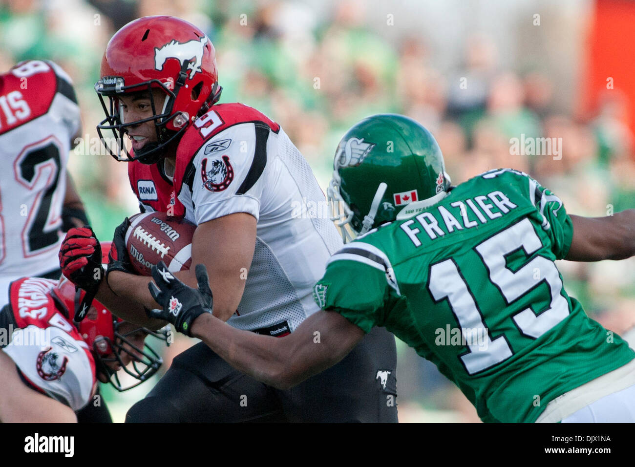 Oct. 17, 2010 - Regina, Saskatchewan, Canada - Saskatchewan Roughriders ...