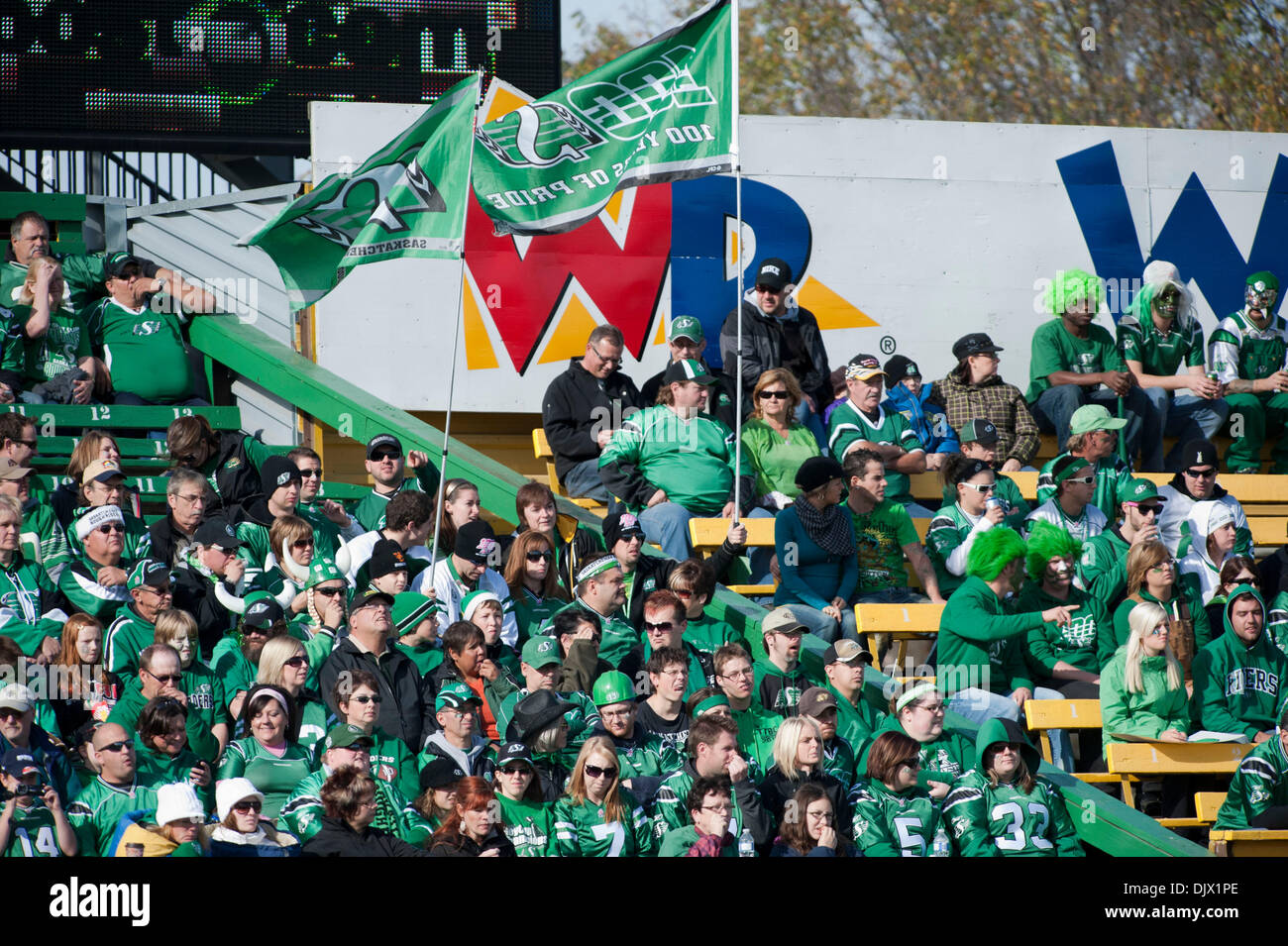 Saskatchewan roughriders fans hi-res stock photography and images - Alamy