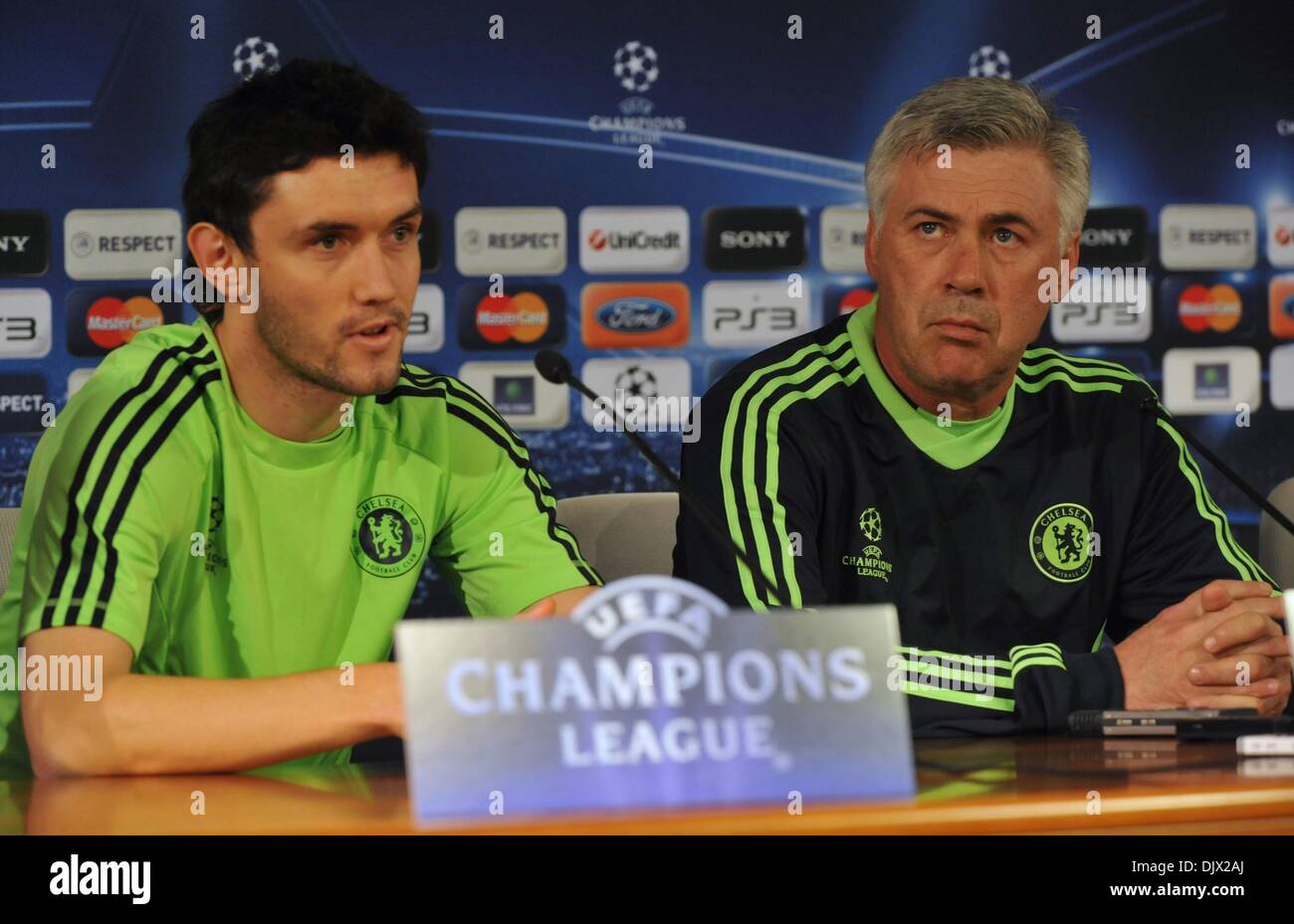 Oct 18, 2010 - Moscow, Russia - Chelsea FC manager CARLO ANCELOTTI and ...