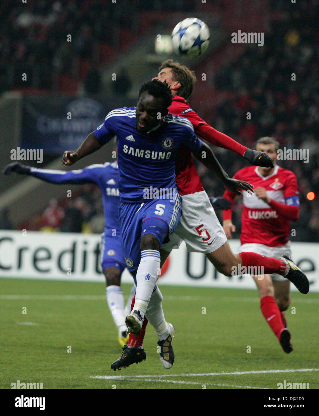Oct 19, 2010 - Moscow, Russia - UEFA Champions League - Chelsea MICHAEL ...
