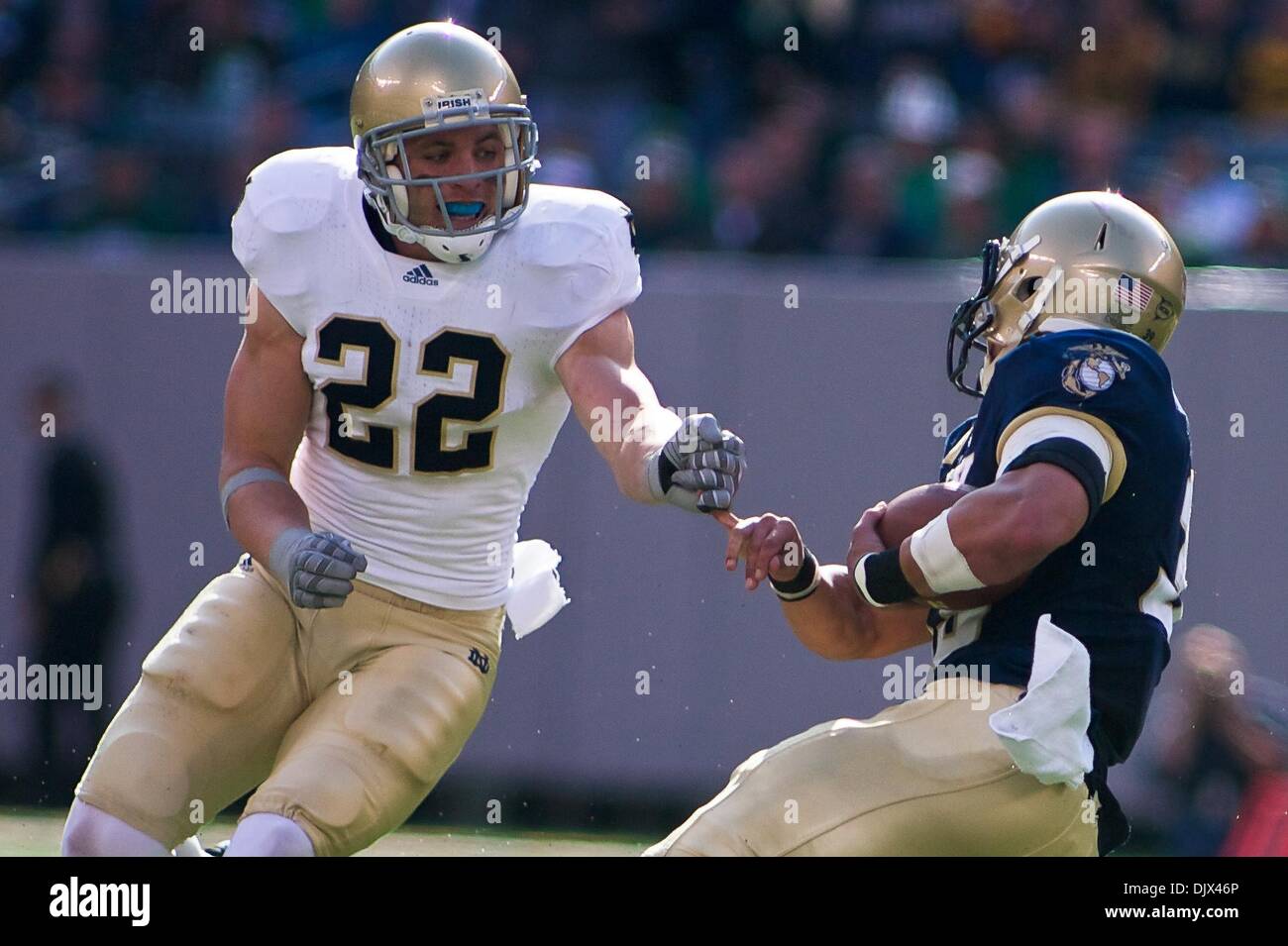 Notre dame football helmets hi-res stock photography and images - Alamy