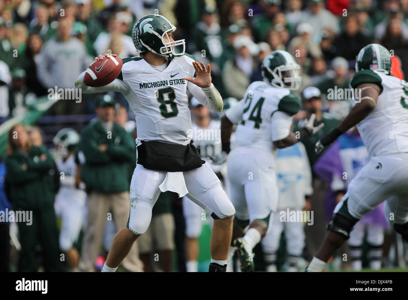 Oct. 23, 2010 - Evanston, Illinois, United States of America - Michigan ...