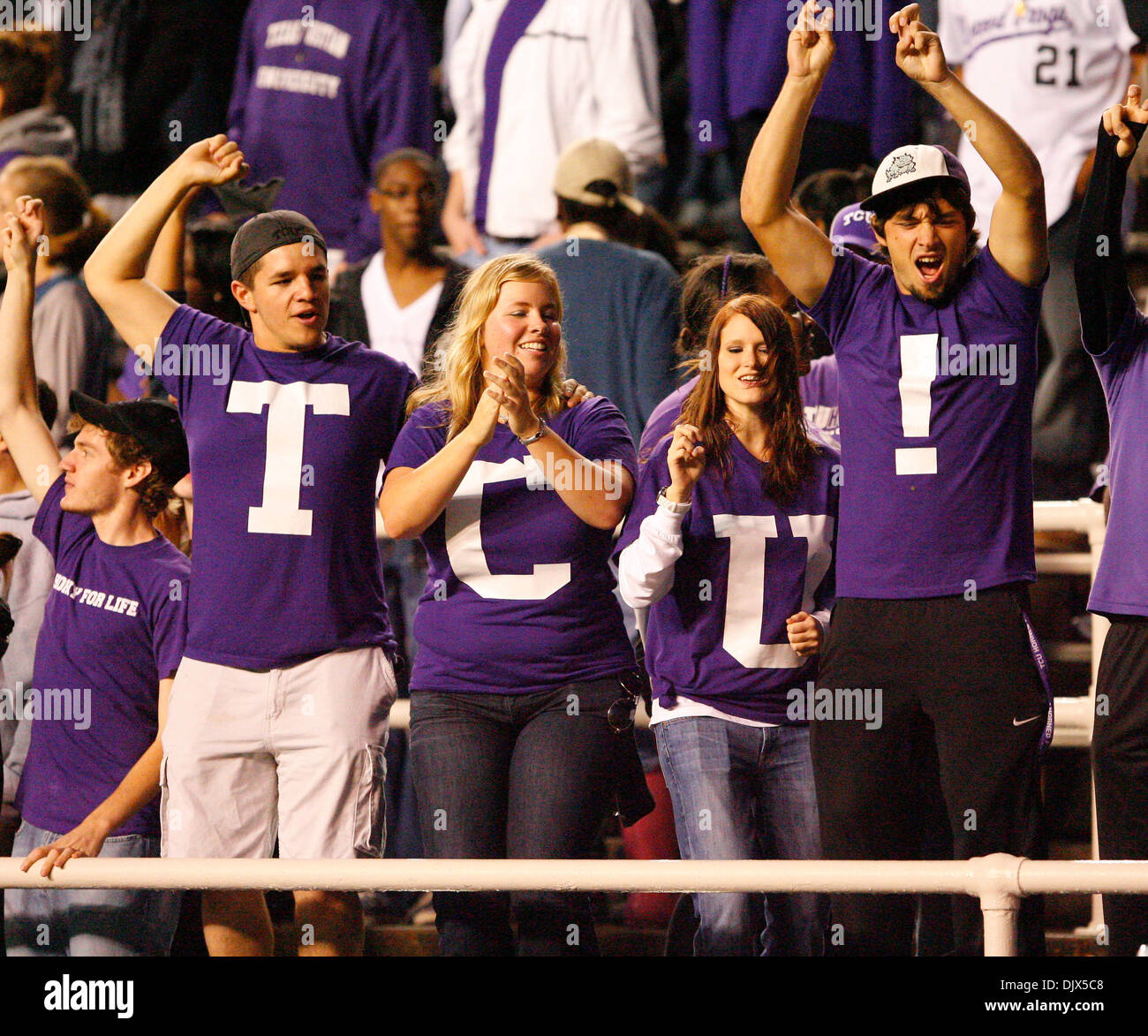 Texas christian cheerleaders hi-res stock photography and images - Alamy