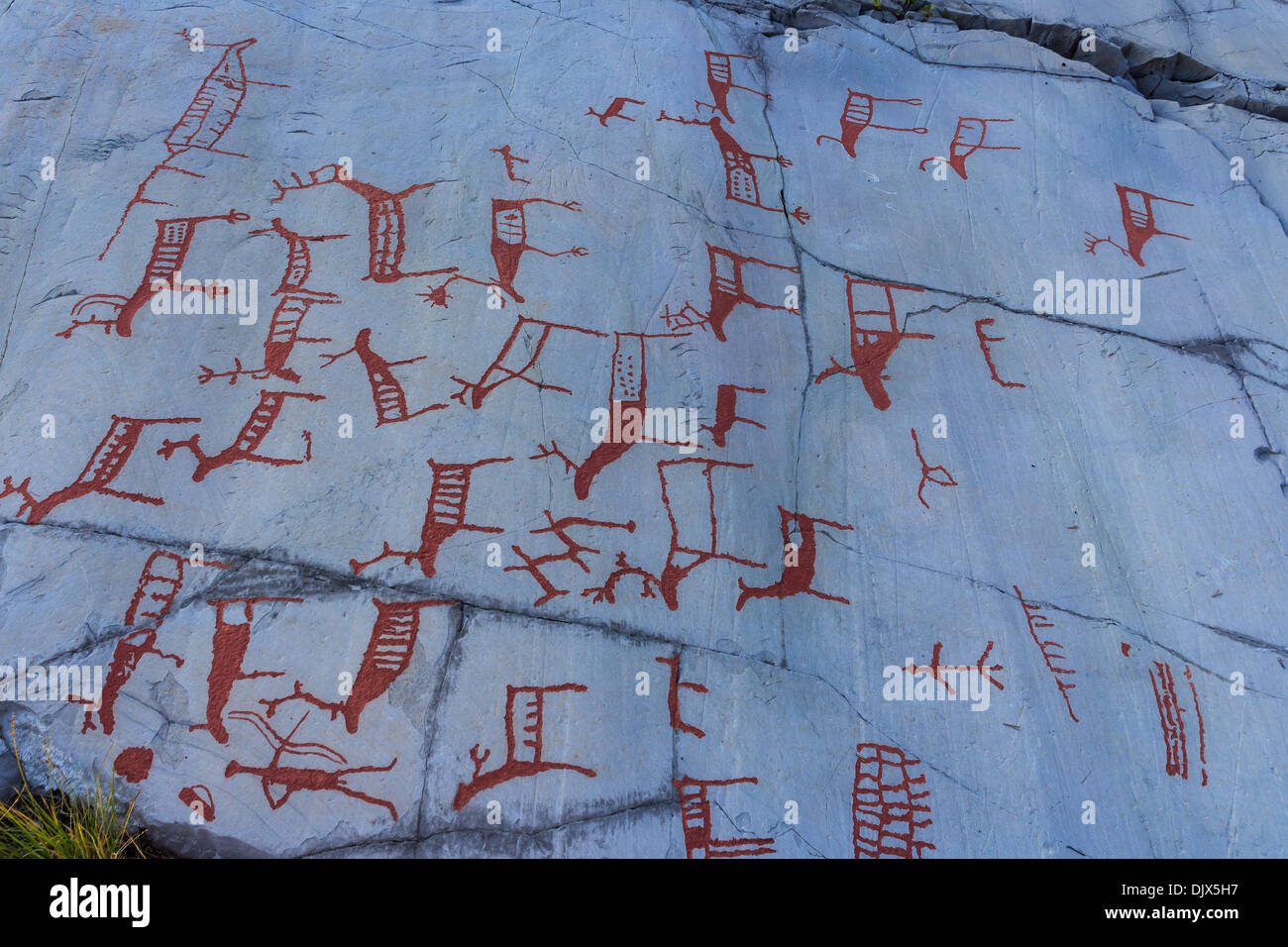 Norway - Rock carvings at Alta in the most northern part of Europe ...