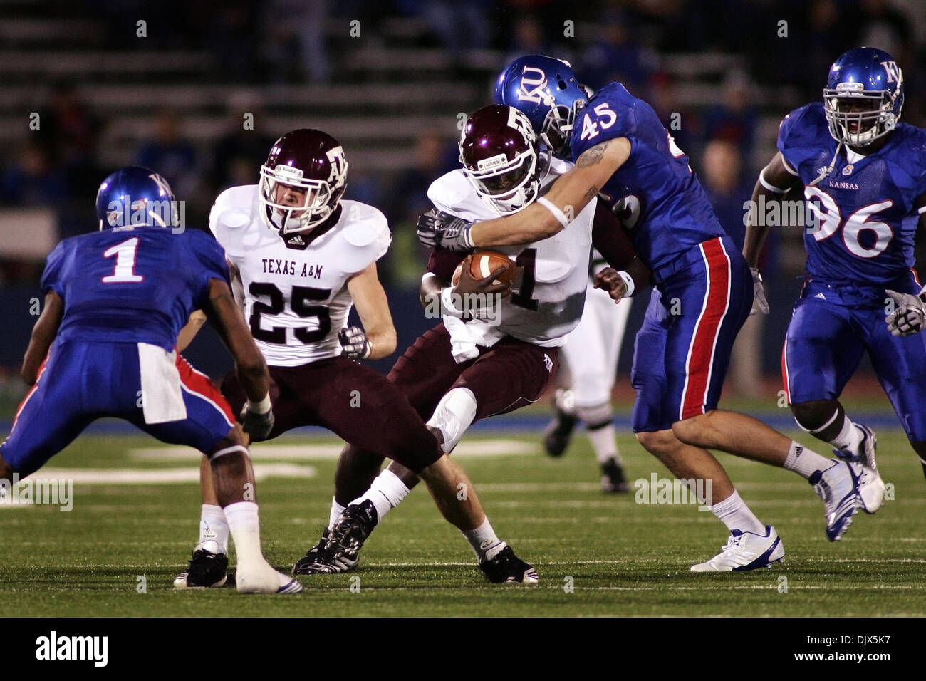 Oct. 23, 2010 - Lawrence, California, United States of America - Kansas ...