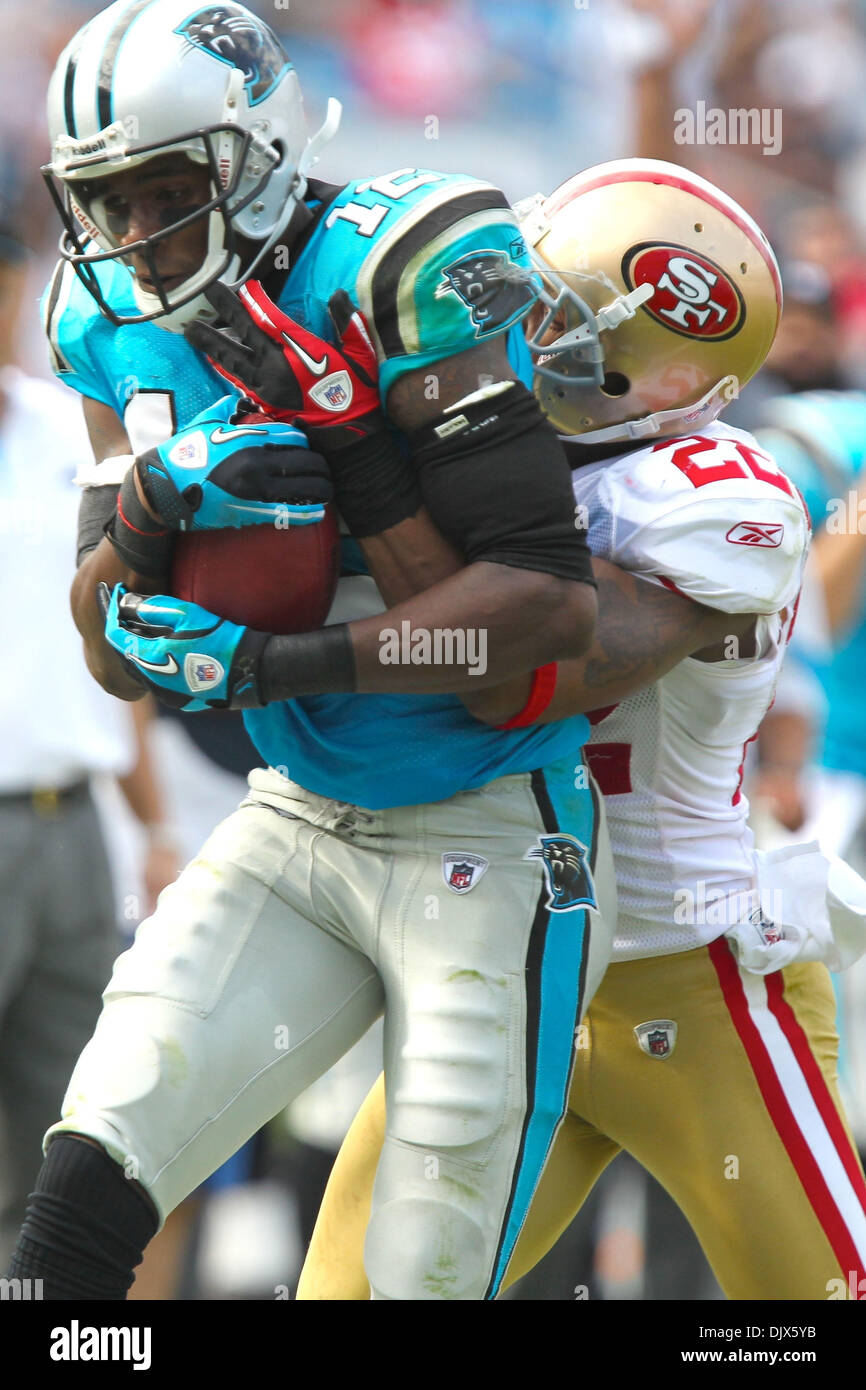 October 24, 2010; Carolina Panthers wide receiver David Gettis (12 ...