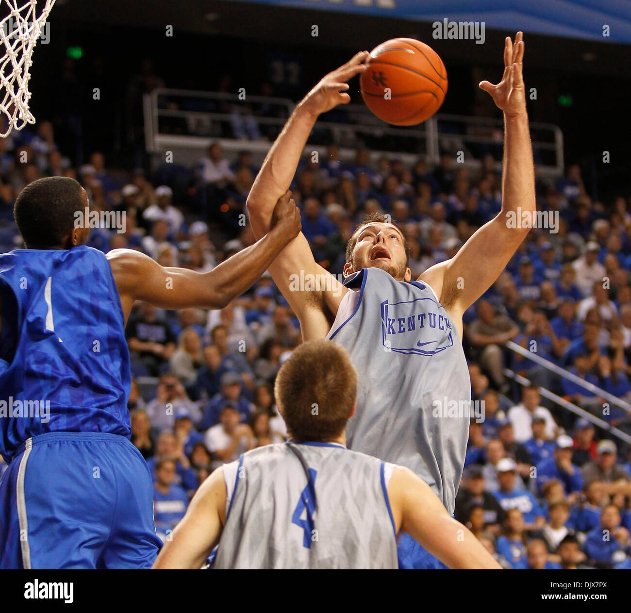 Oct. 26, 2010 - Lexington, Kentucky, USA - Kentucky's Josh Harrellson ...