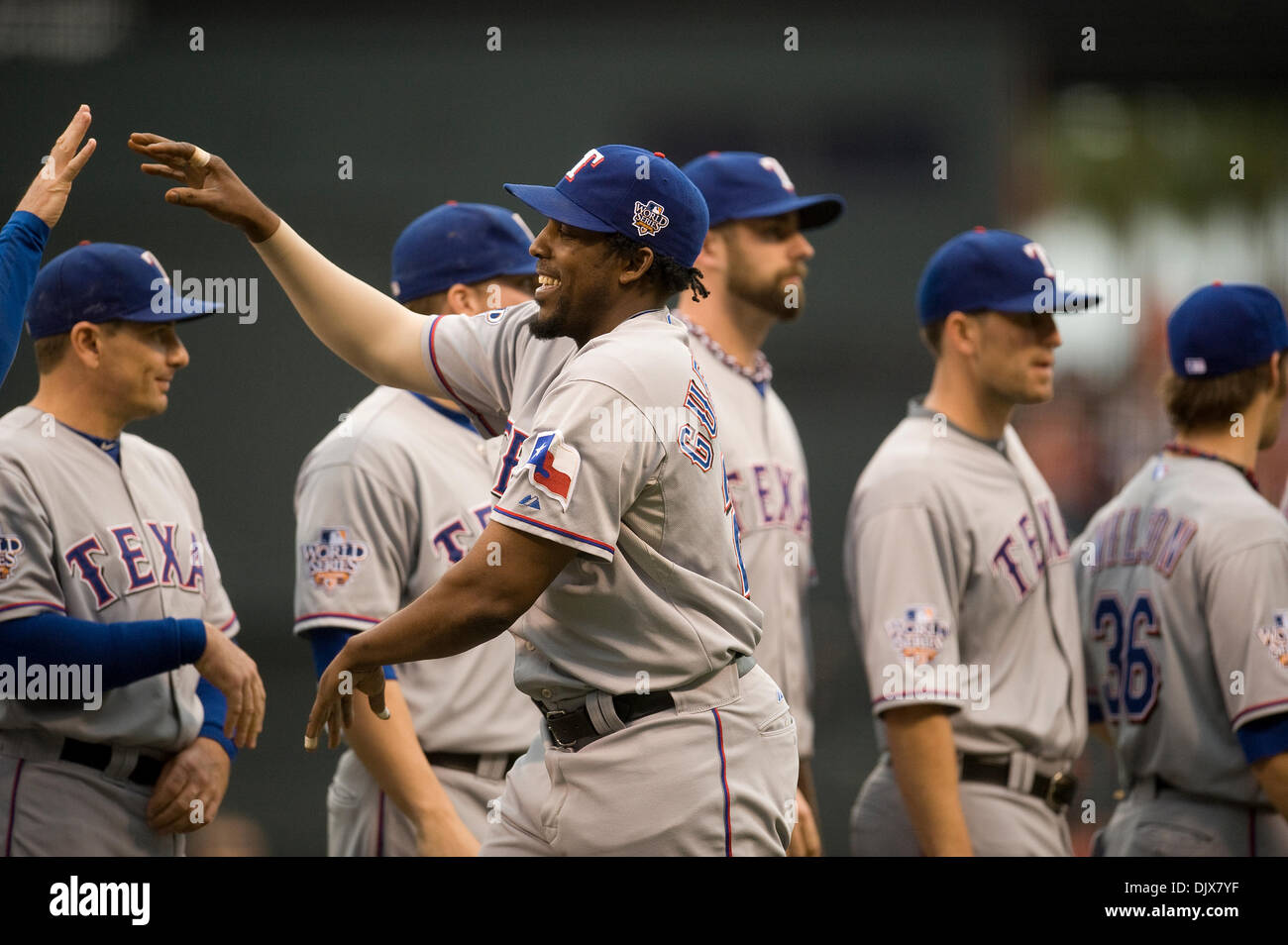 Oct. 27, 2010 - San Francisco, California, USA - Texas Rangers ...