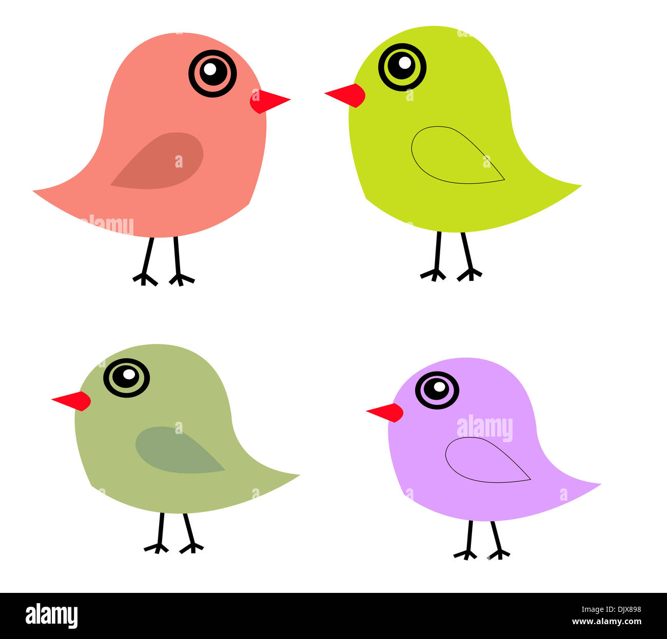 Woodpecker bird clipart Cut Out Stock Images & Pictures - Alamy