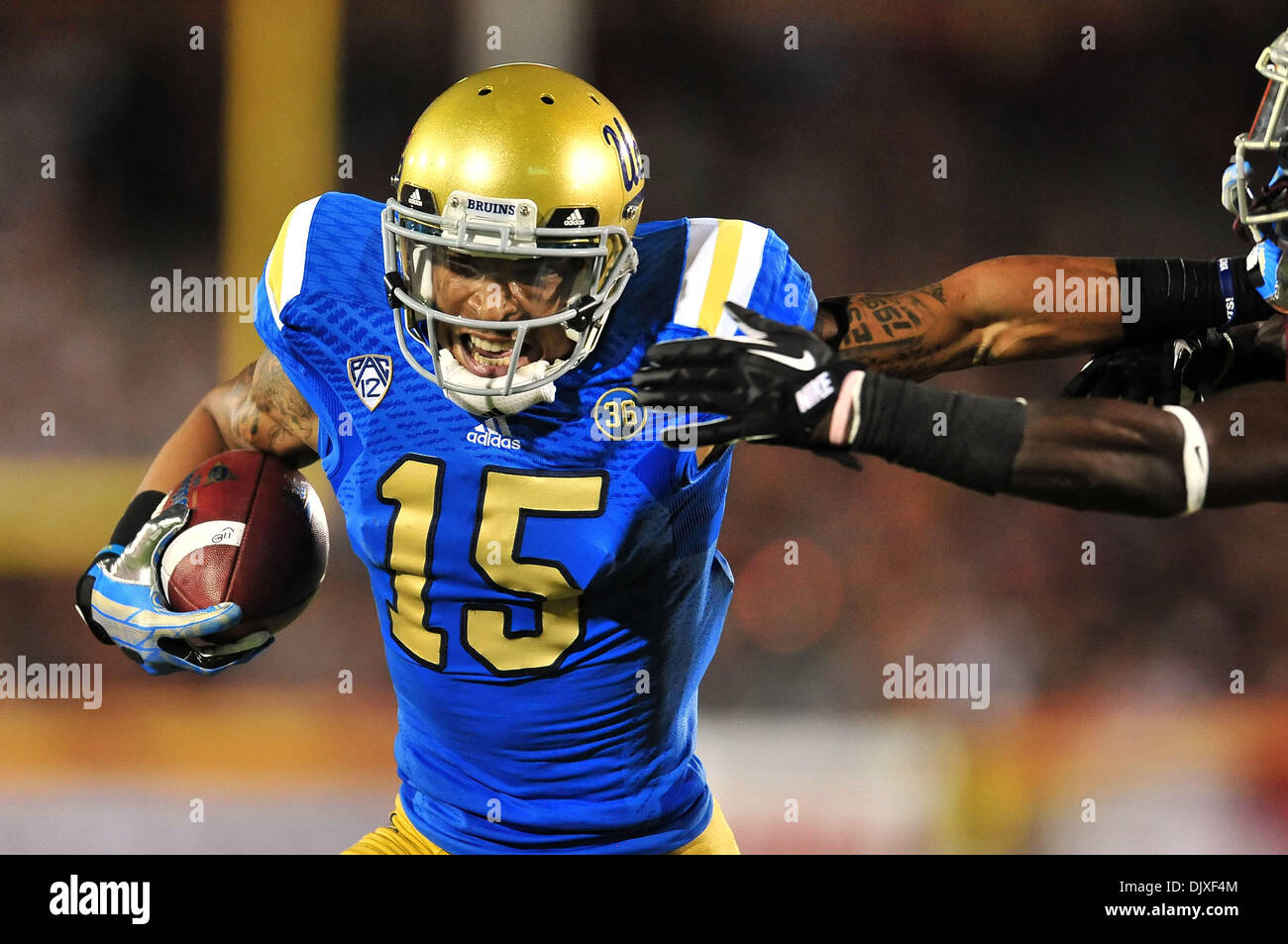 Los Angeles, CA, USA. 30th Nov, 2013. UCLA Bruins wide receiver Devin ...