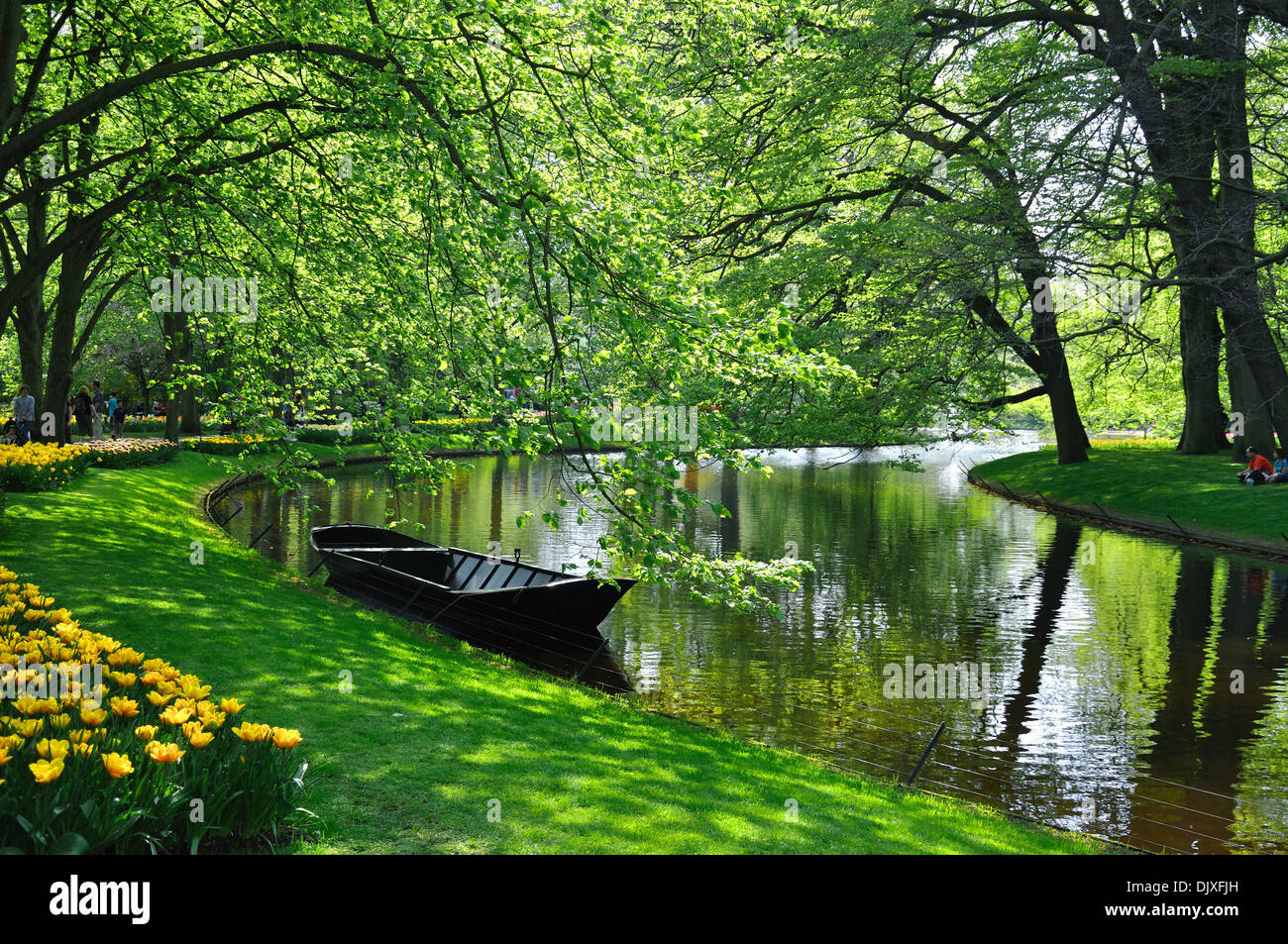 Keukenhof boat hi-res stock photography and images - Alamy