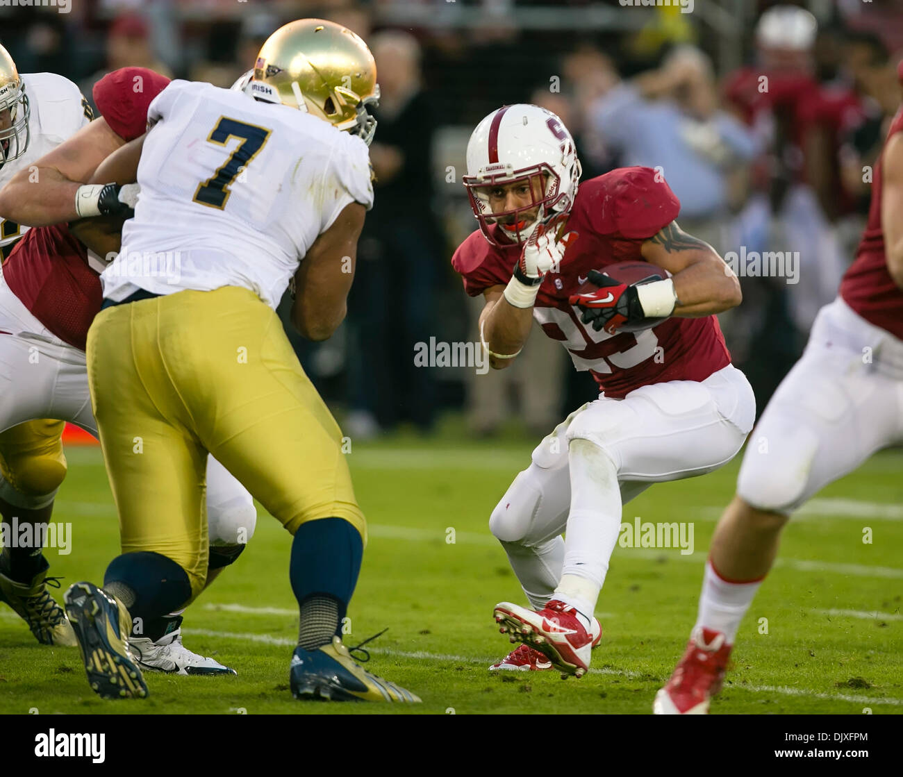 Palo Alto, California, USA. 30th Nov, 2013. Stanford Cardinal running ...