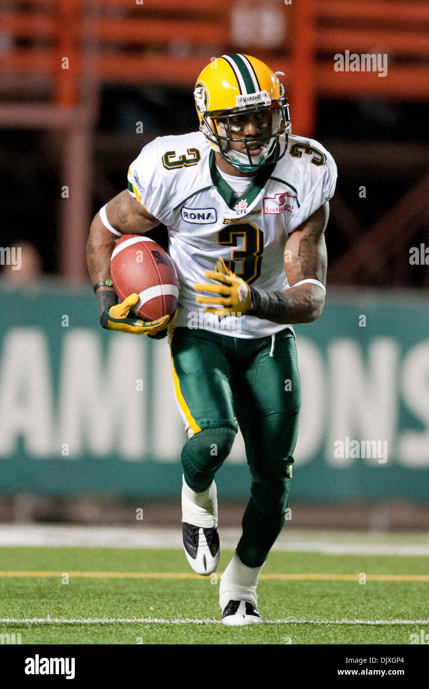 Nov. 6, 2010 - Regina, Saskatchewan, Canada - Edmonton Eskimos wide ...