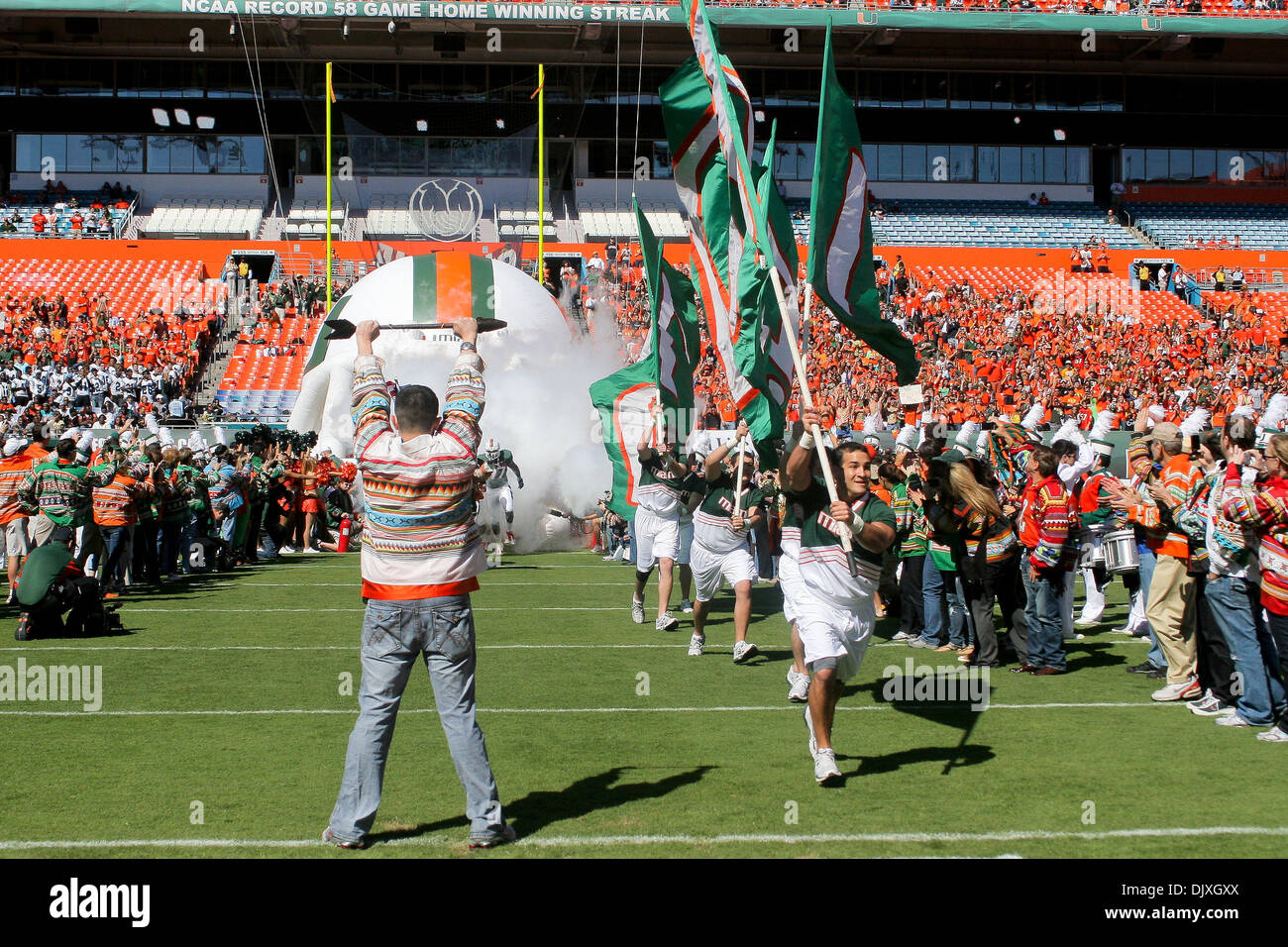 University of miami mascot sebastian the ibis hi-res stock photography ...