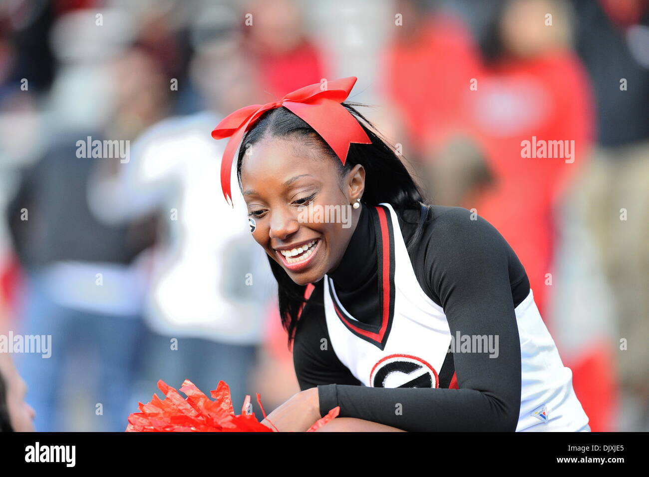 Georgia bulldogs cheerleader hi-res stock photography and images - Alamy