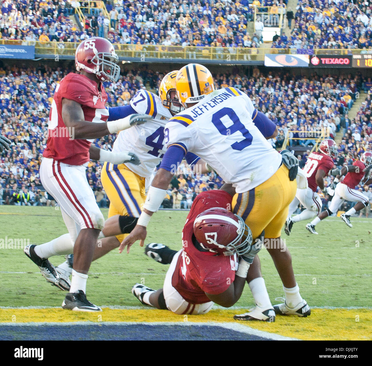 Nov. 6, 2010 - Baton Rouge, Louisiana, United States of America - LSU ...