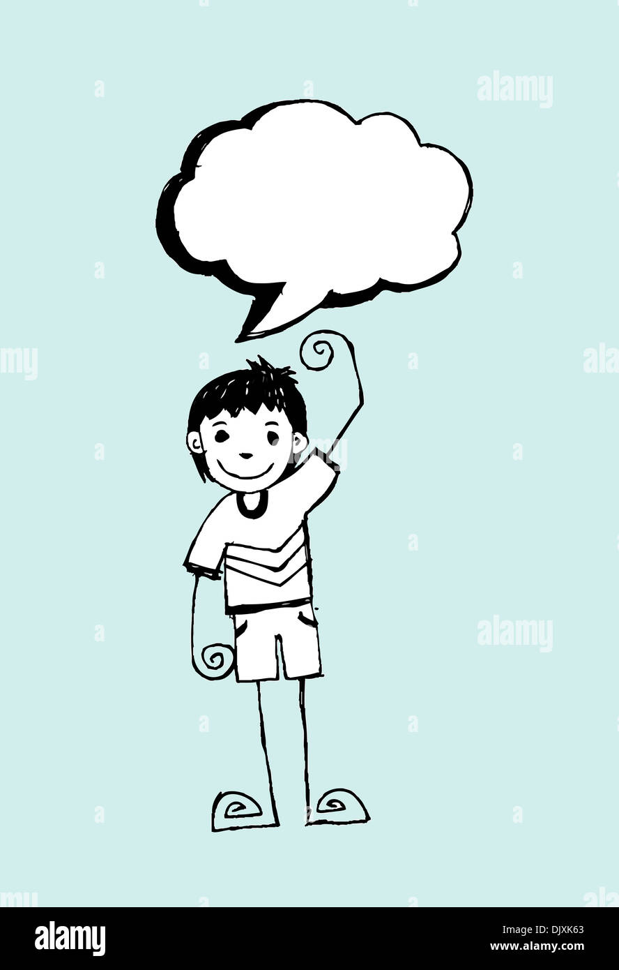 people idea thinking , dialog speech bubbles Stock Photo - Alamy