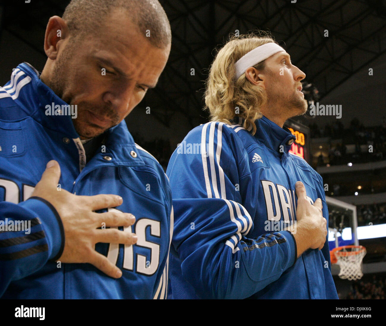 Nov. 7, 2010 - Dallas, Texas, USA - Nov. 6, 2010. JASON KIDD (l) and ...