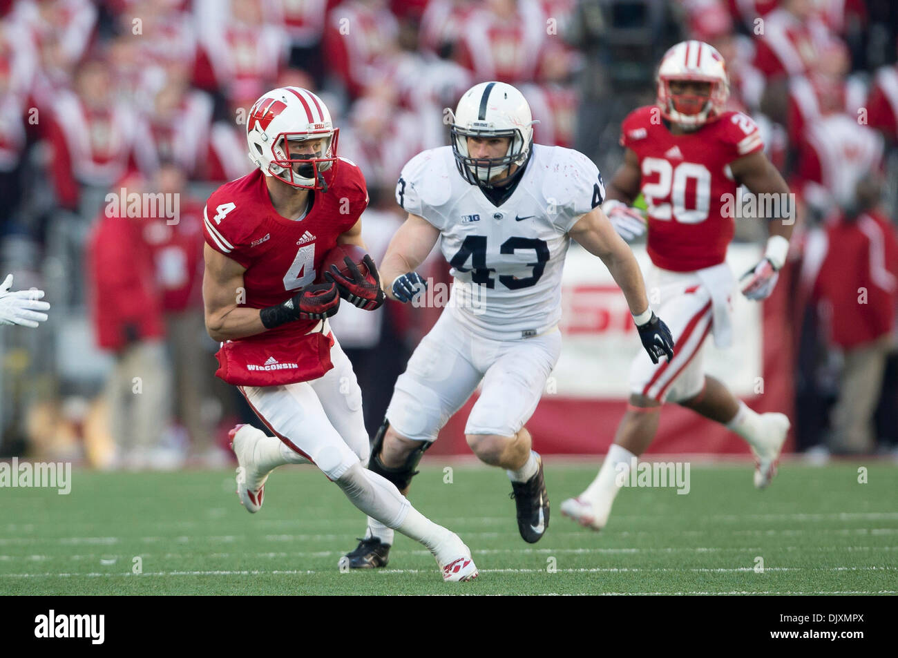 Penn state football wisconsin hi-res stock photography and images - Alamy