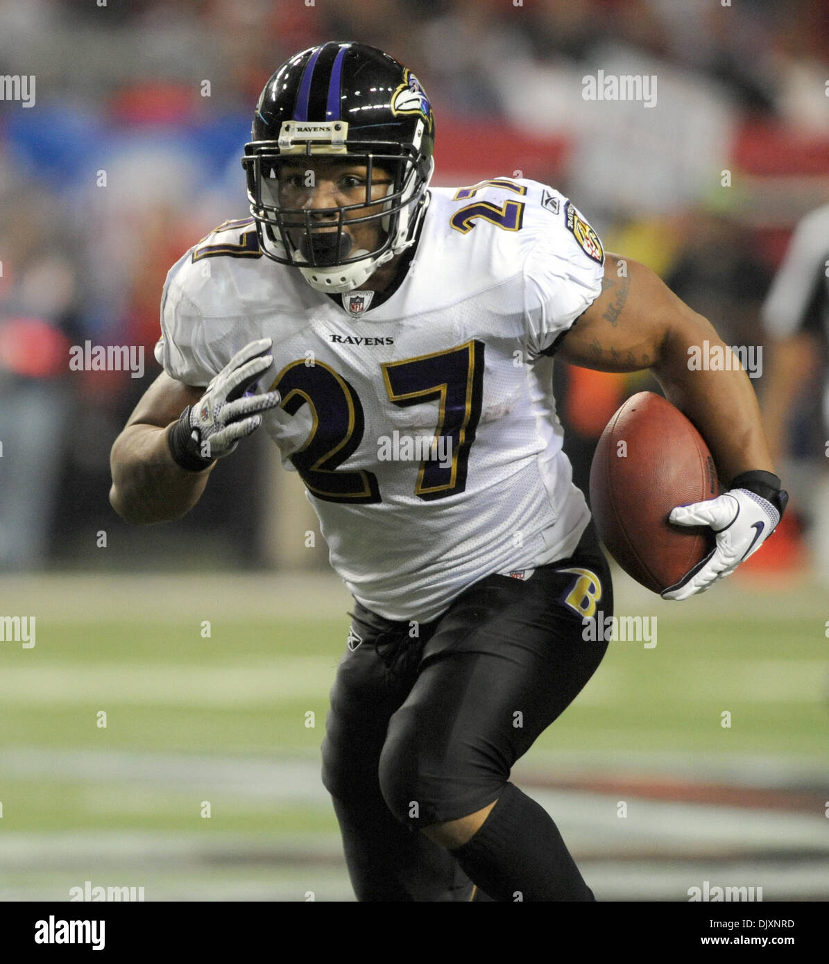 Nov. 11, 2010 - Atlanta, Georgia, U.S. - Baltimore Ravens running back ...