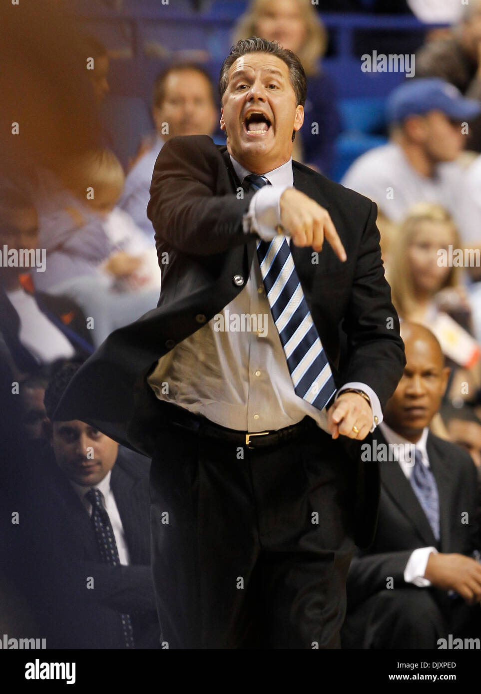 Nov. 12, 2010 - Lexington, Kentucky, USA - Kentucky coach John Calipari ...
