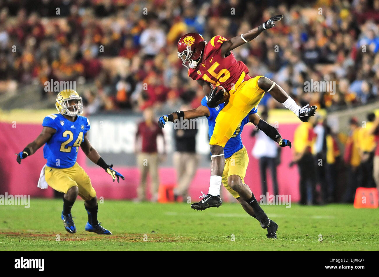 Los Angeles, CA, USA. 30th Nov, 2013. USC Trojans wide receiver Nelson ...