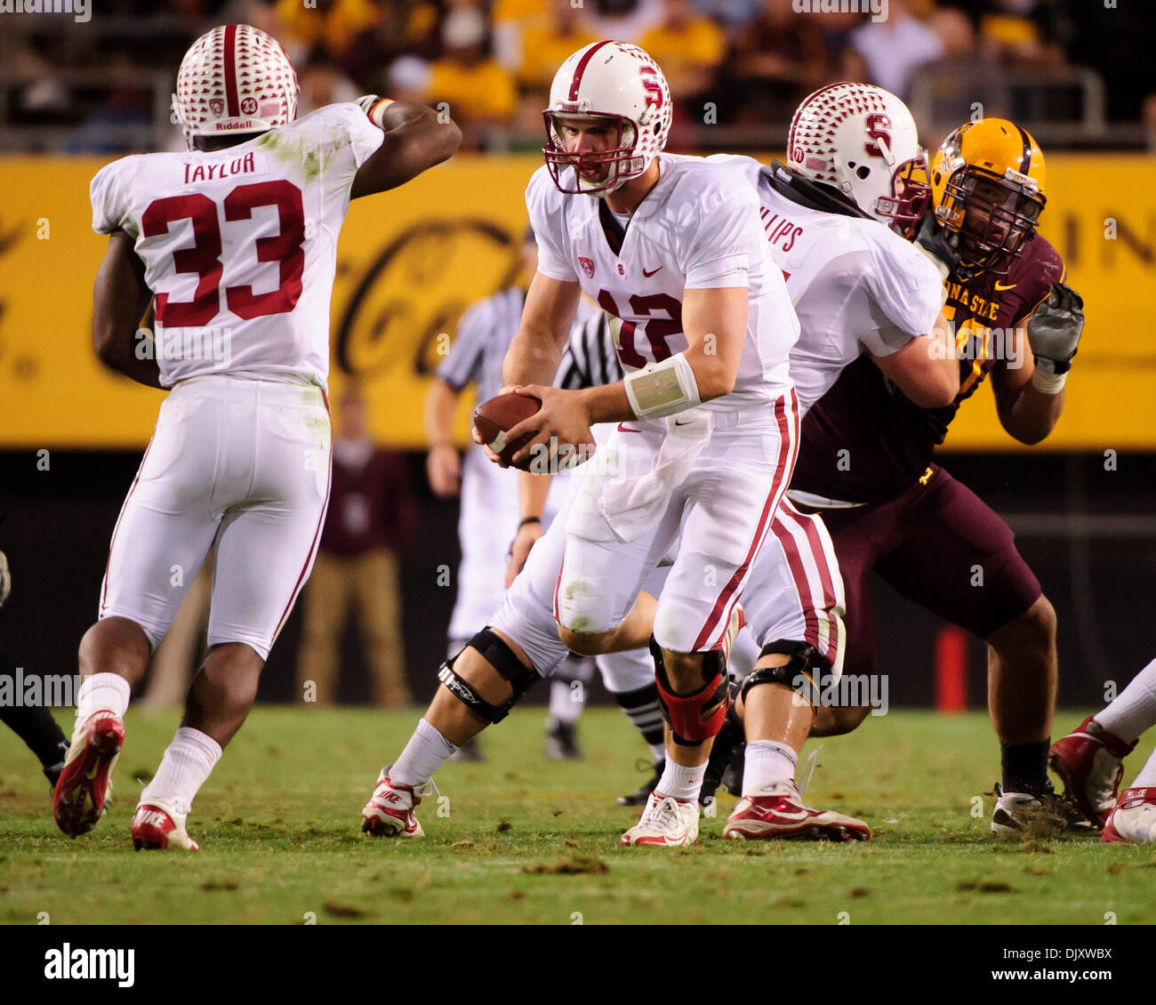 November 13, 2010: Stanford quarterback Andrew Luck (12) in action ...