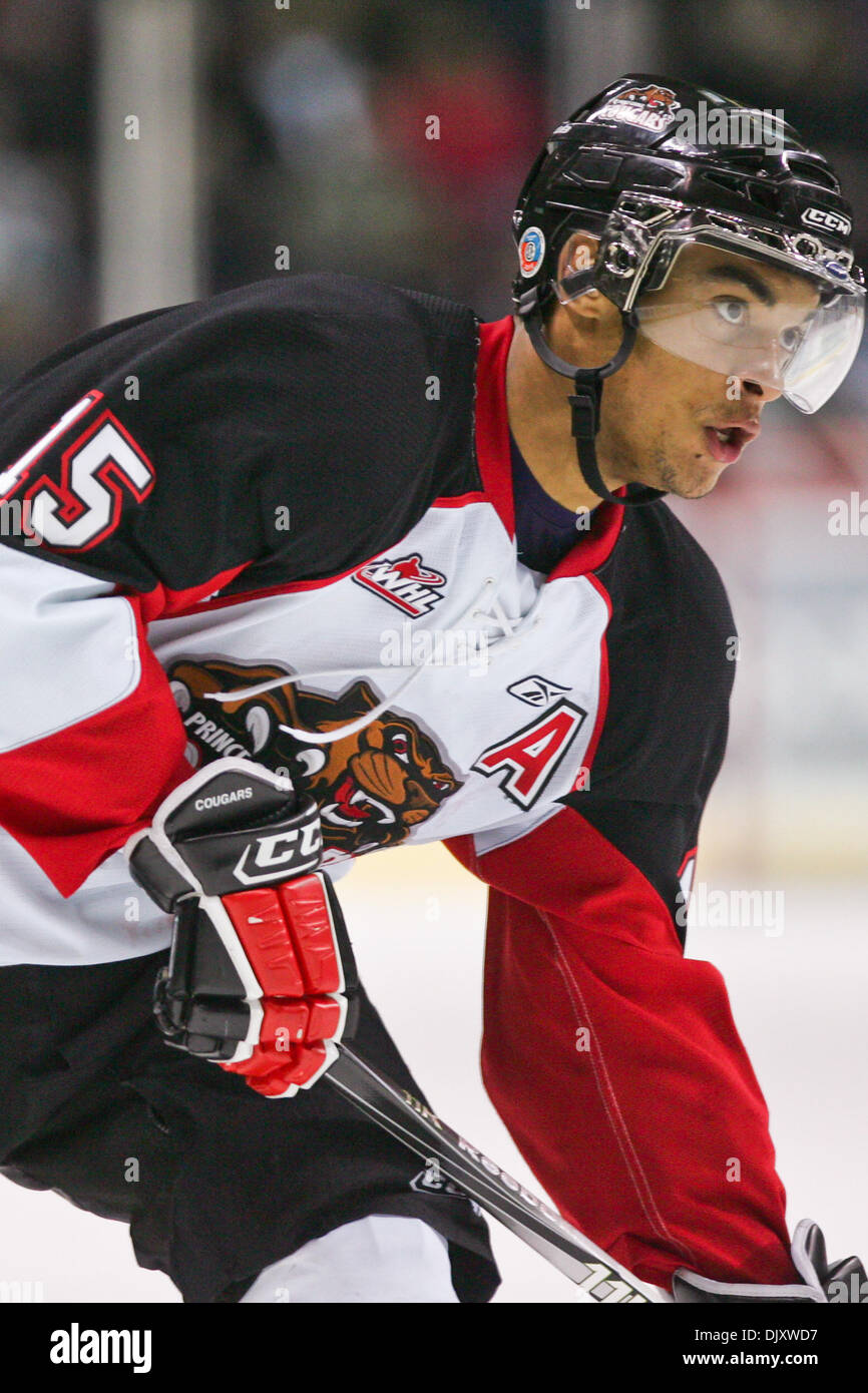 Nov. 13, 2010 - Vancouver, British Columbia, Canada - Cougars #15 C ...