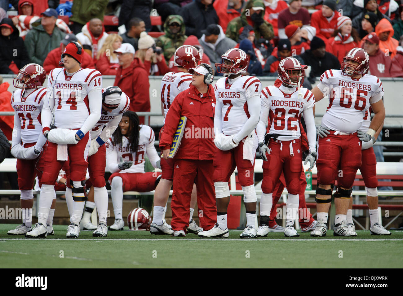 Nov. 13, 2010 - Madison, Wisconsin, United States of America - Players ...