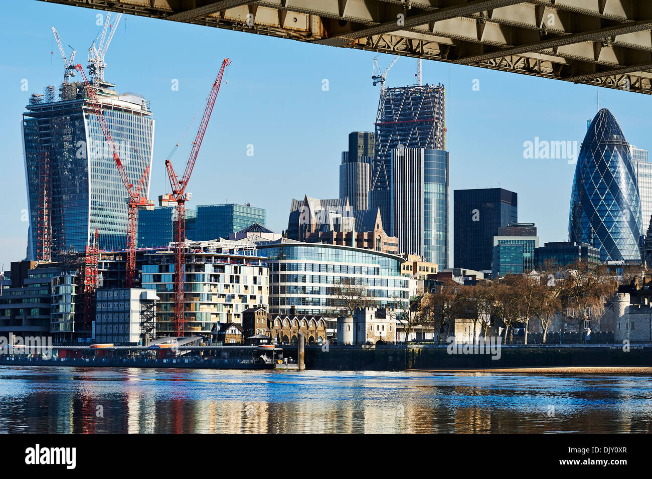 City of London development and building Stock Photo - Alamy