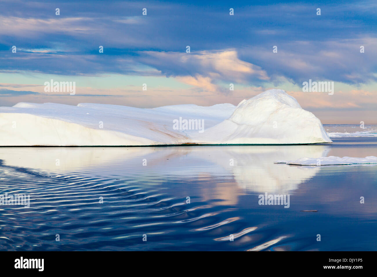 Large iceberg in Scoresby Sound, Greenland Stock Photo - Alamy