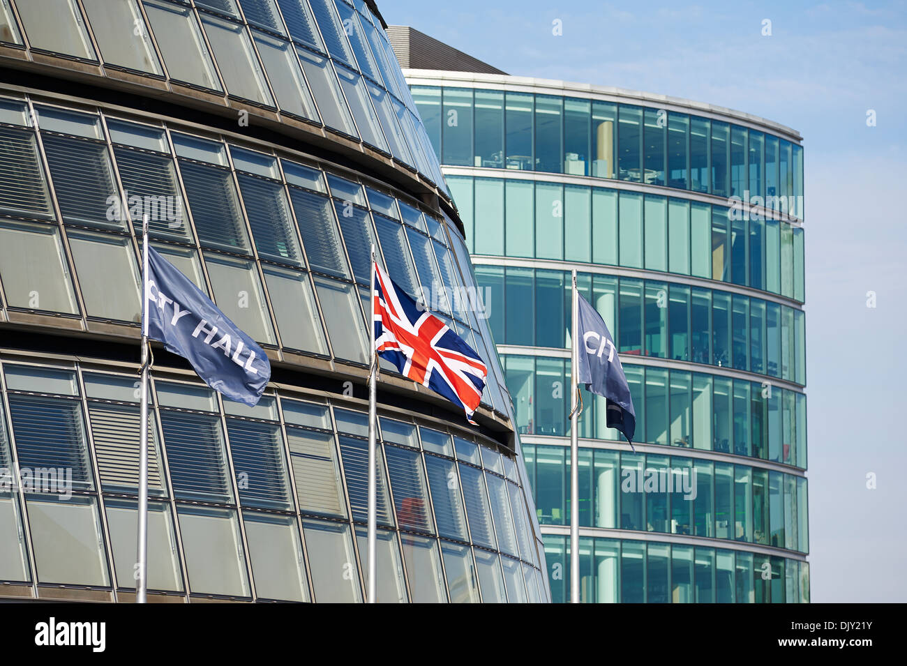London mayor flags hi-res stock photography and images - Alamy