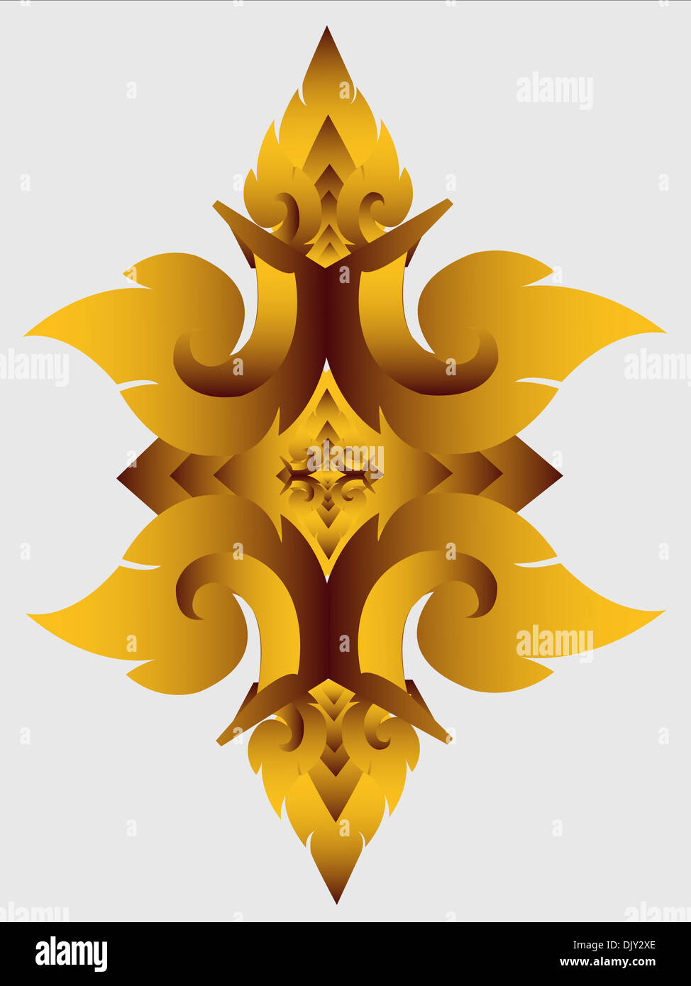 Thai Arts line design Stock Photo - Alamy