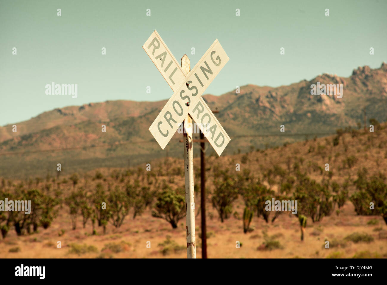Railroad signal lights in desert hi-res stock photography and images ...
