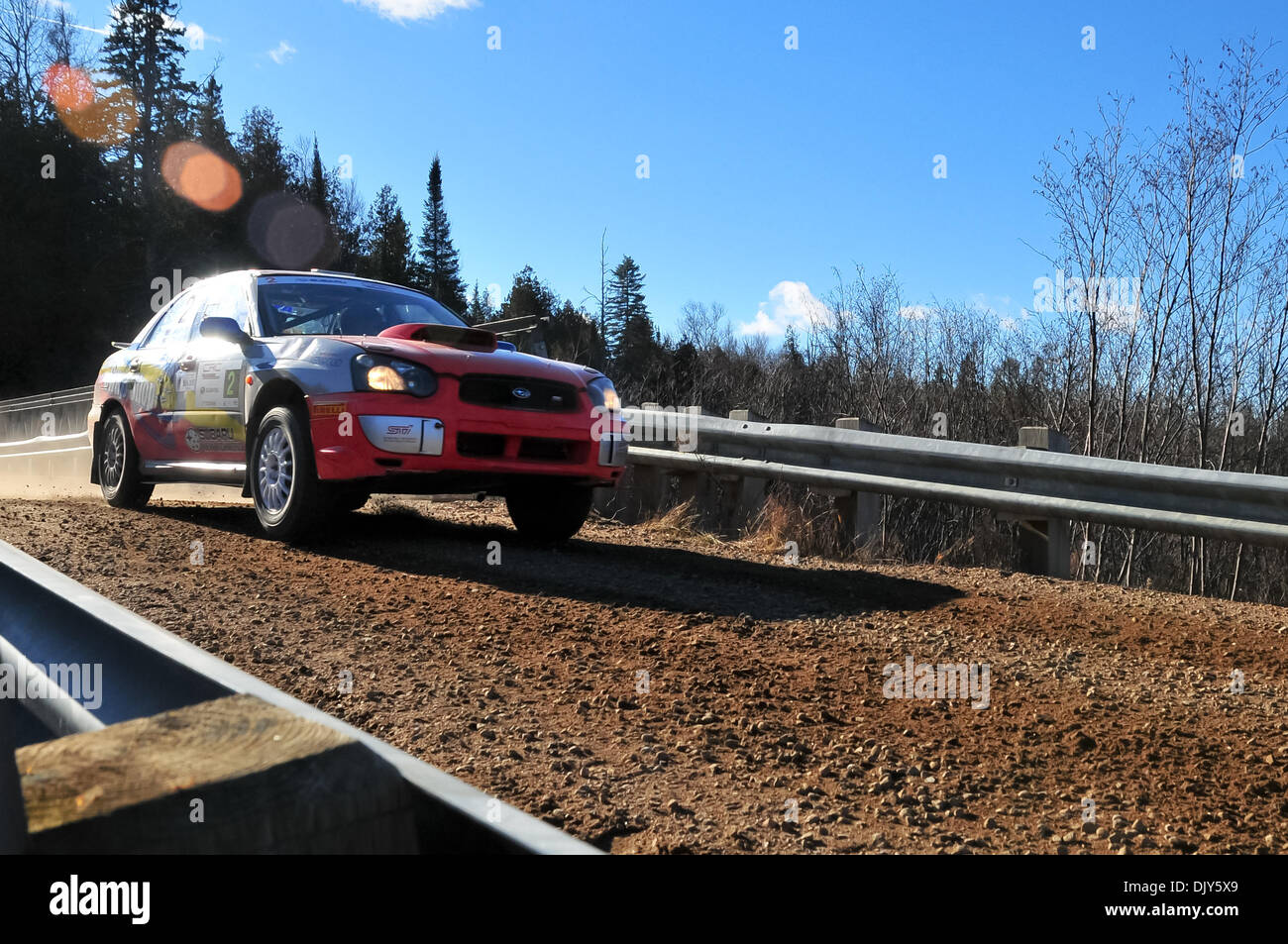 Nov. 20, 2010 - Bancroft, Ontario, Canada - Car #2 starting the second ...