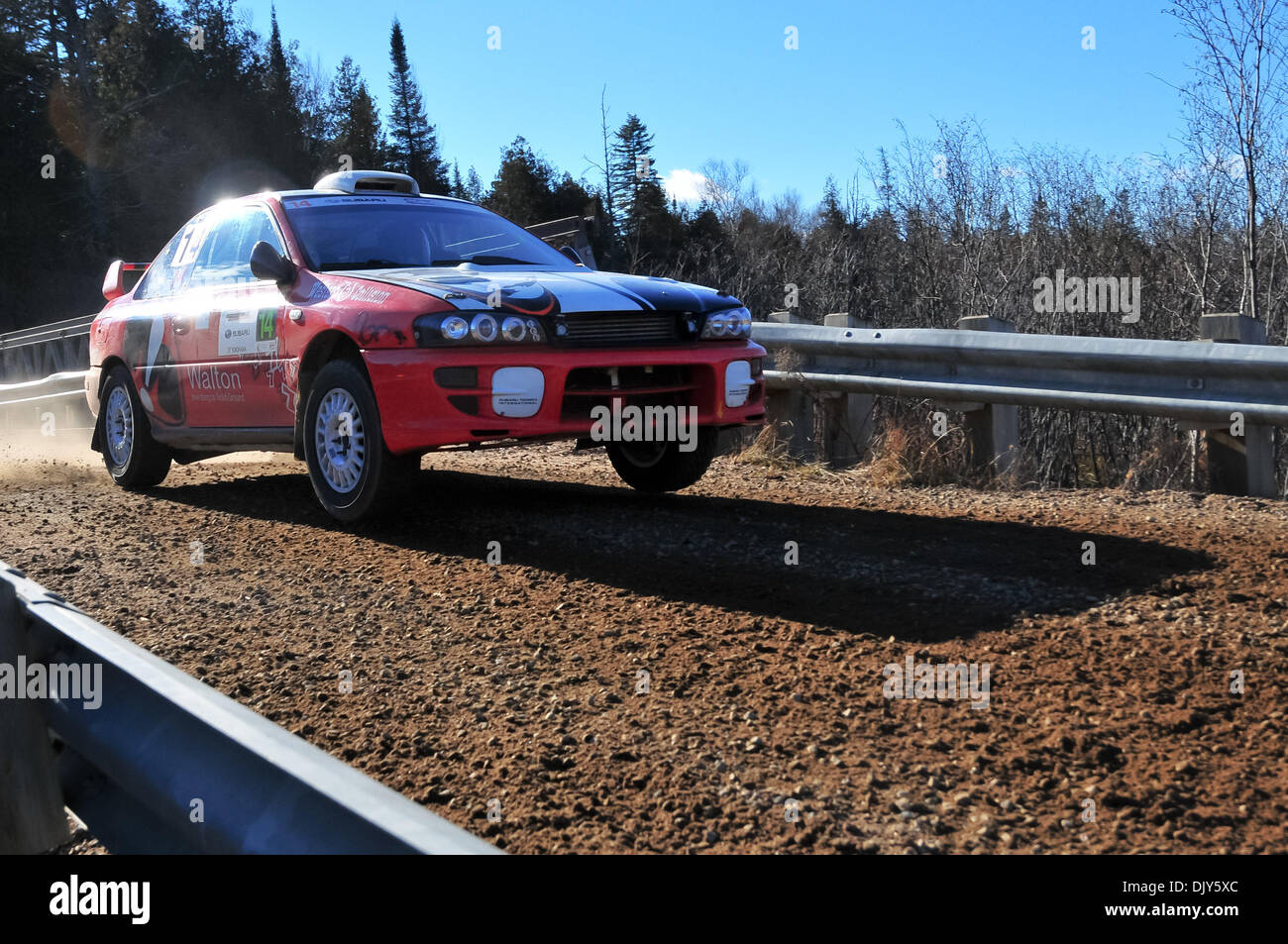 Nov. 20, 2010 - Bancroft, Ontario, Canada - Car #14 starting the second ...