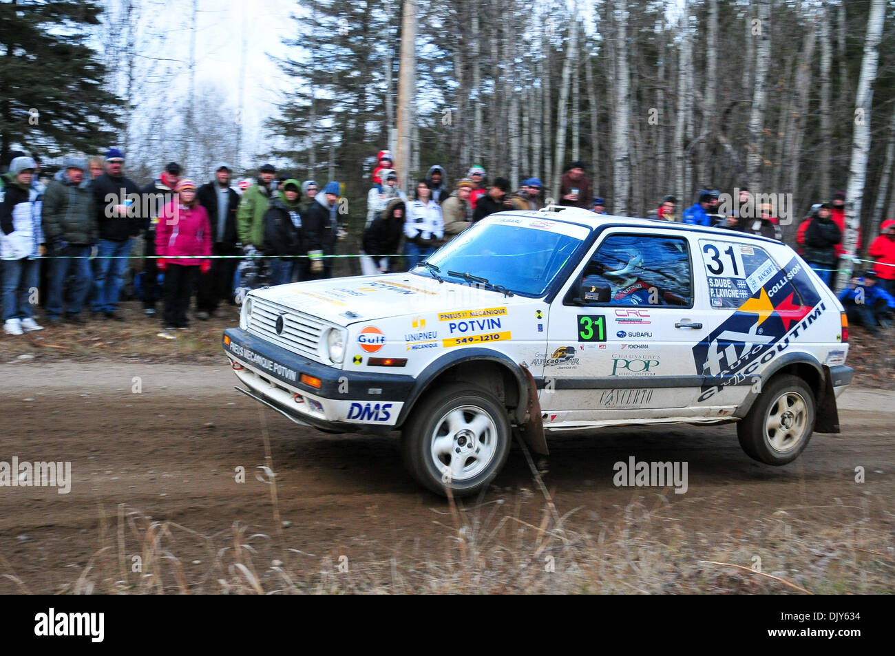 Nov. 20, 2010 - Bancroft, Ontario, Canada - Car #31 jumps in front of ...