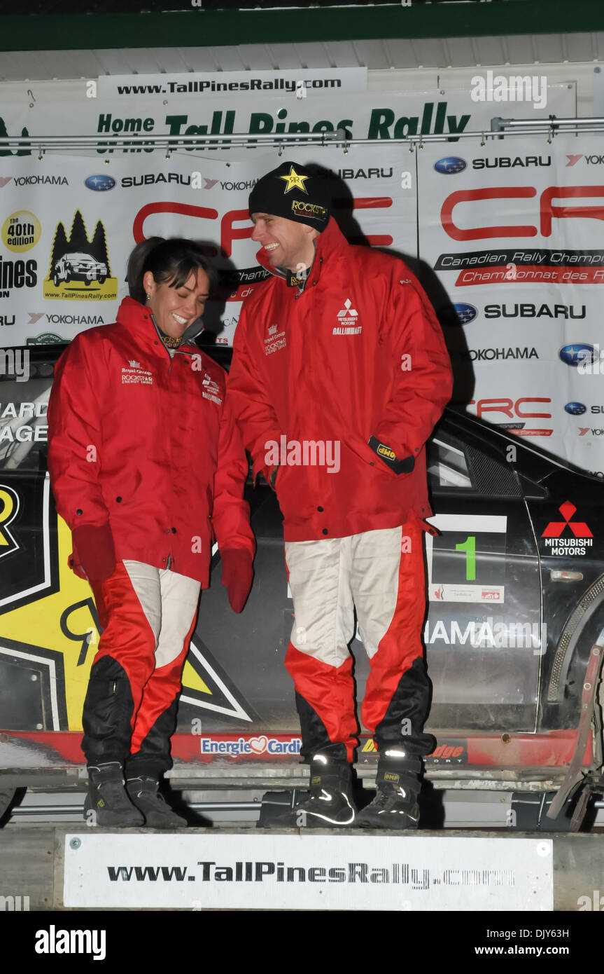 Nov. 20, 2010 - Bancroft, Ontario, Canada - Driver Antoine L'Estage and ...