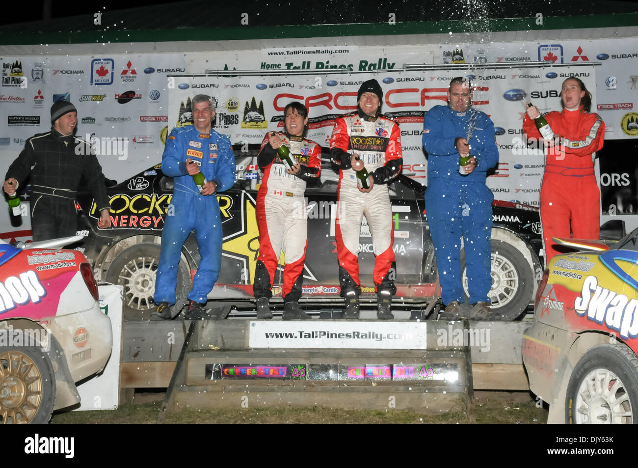 Nov. 20, 2010 - Bancroft, Ontario, Canada - Driver Antoine L'Estage and ...
