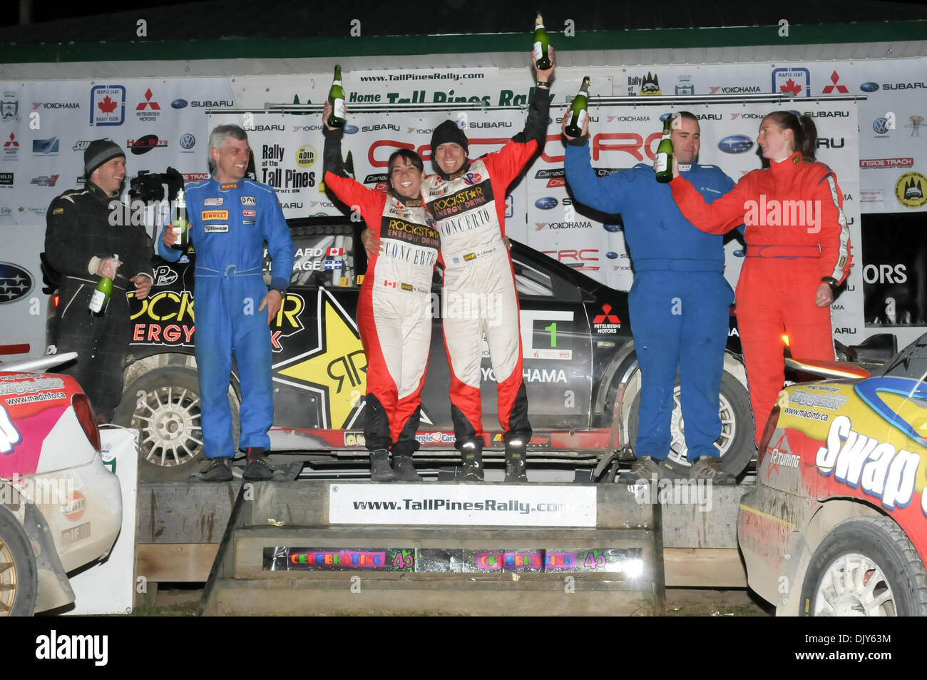 Nov. 20, 2010 - Bancroft, Ontario, Canada - Driver Antoine L'Estage and ...