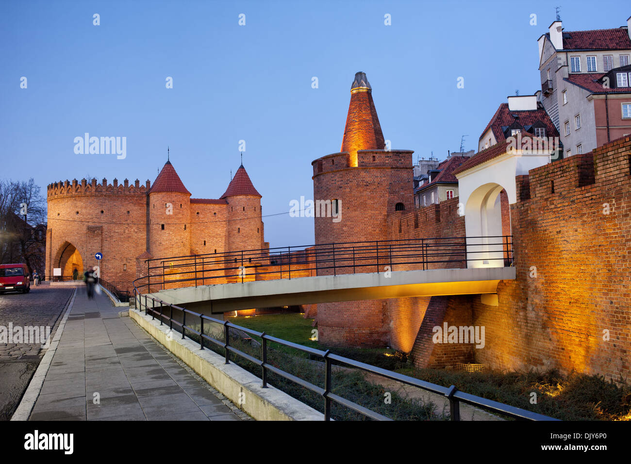 Warsaw medieval wall hi-res stock photography and images - Alamy